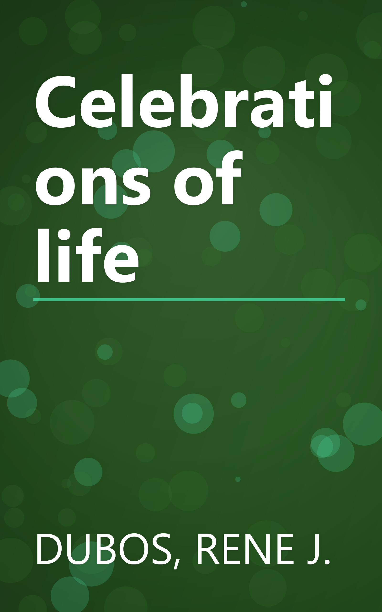 Celebrations of life book cover