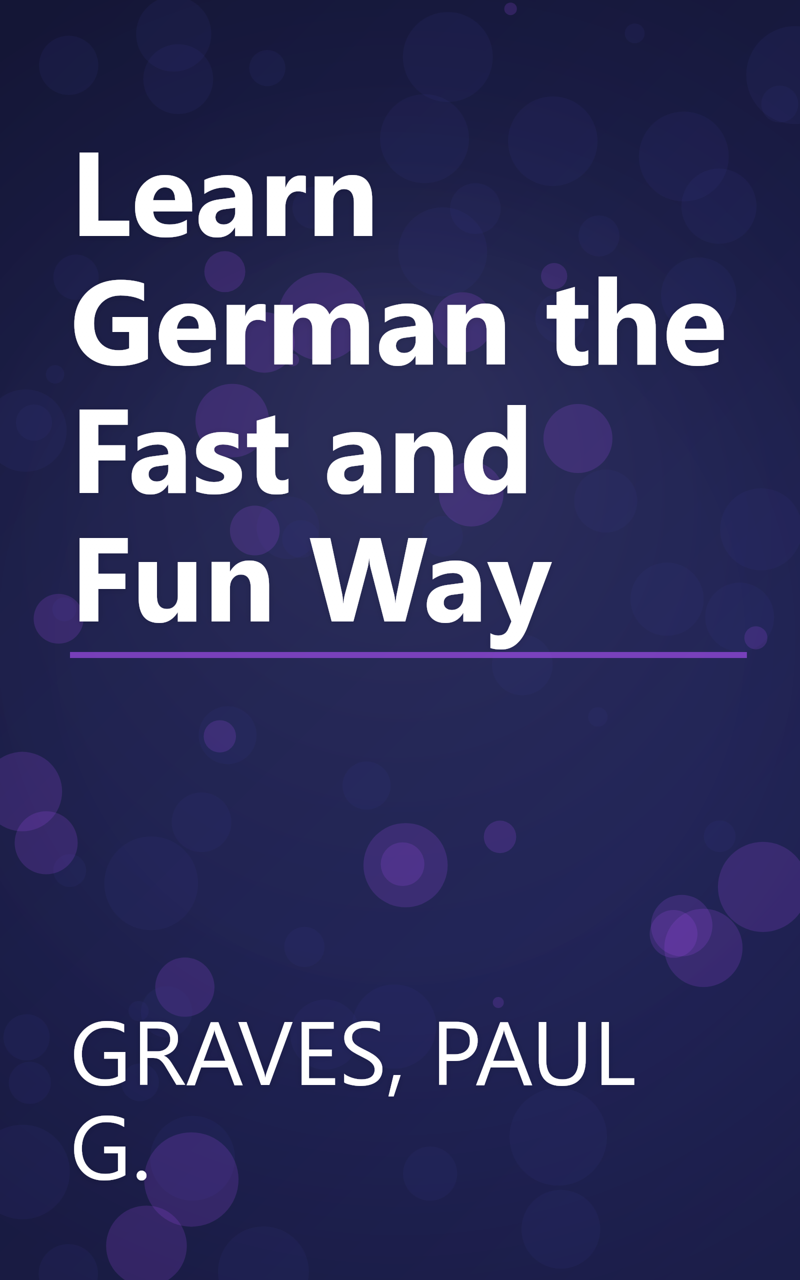 Learn German the Fast and Fun Way book cover
