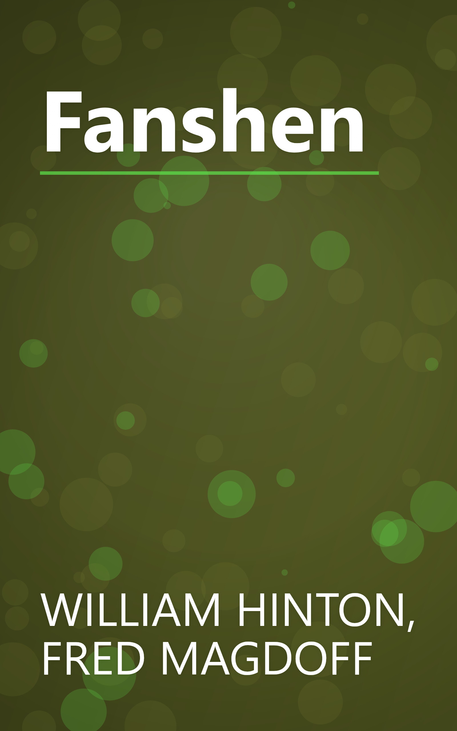 Fanshen book cover
