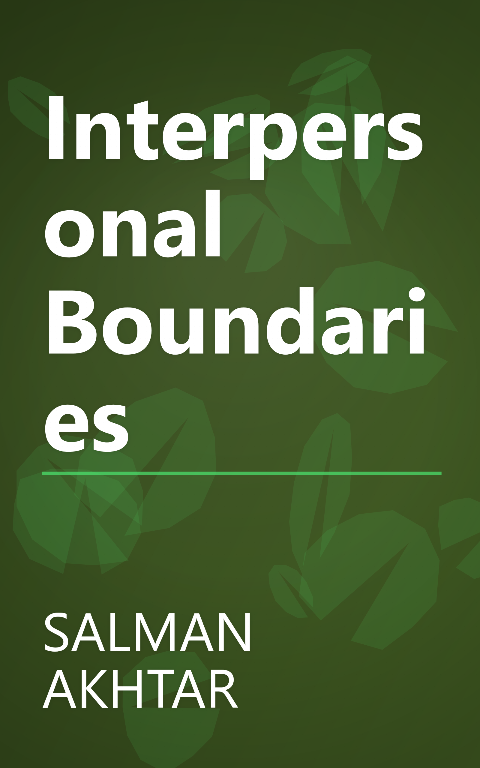 Interpersonal Boundaries book cover