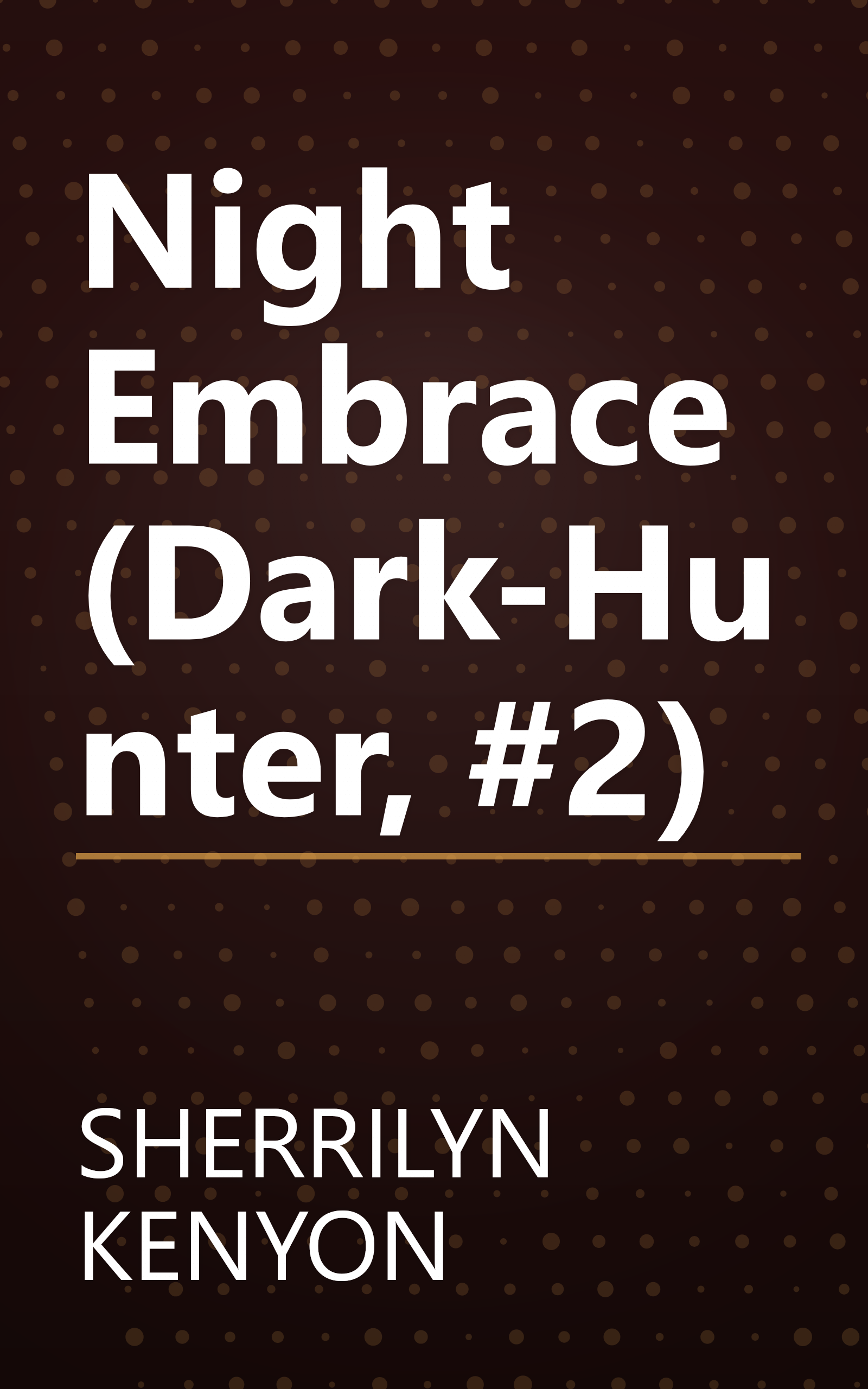 Night Embrace (Dark-Hunter, #2) book cover