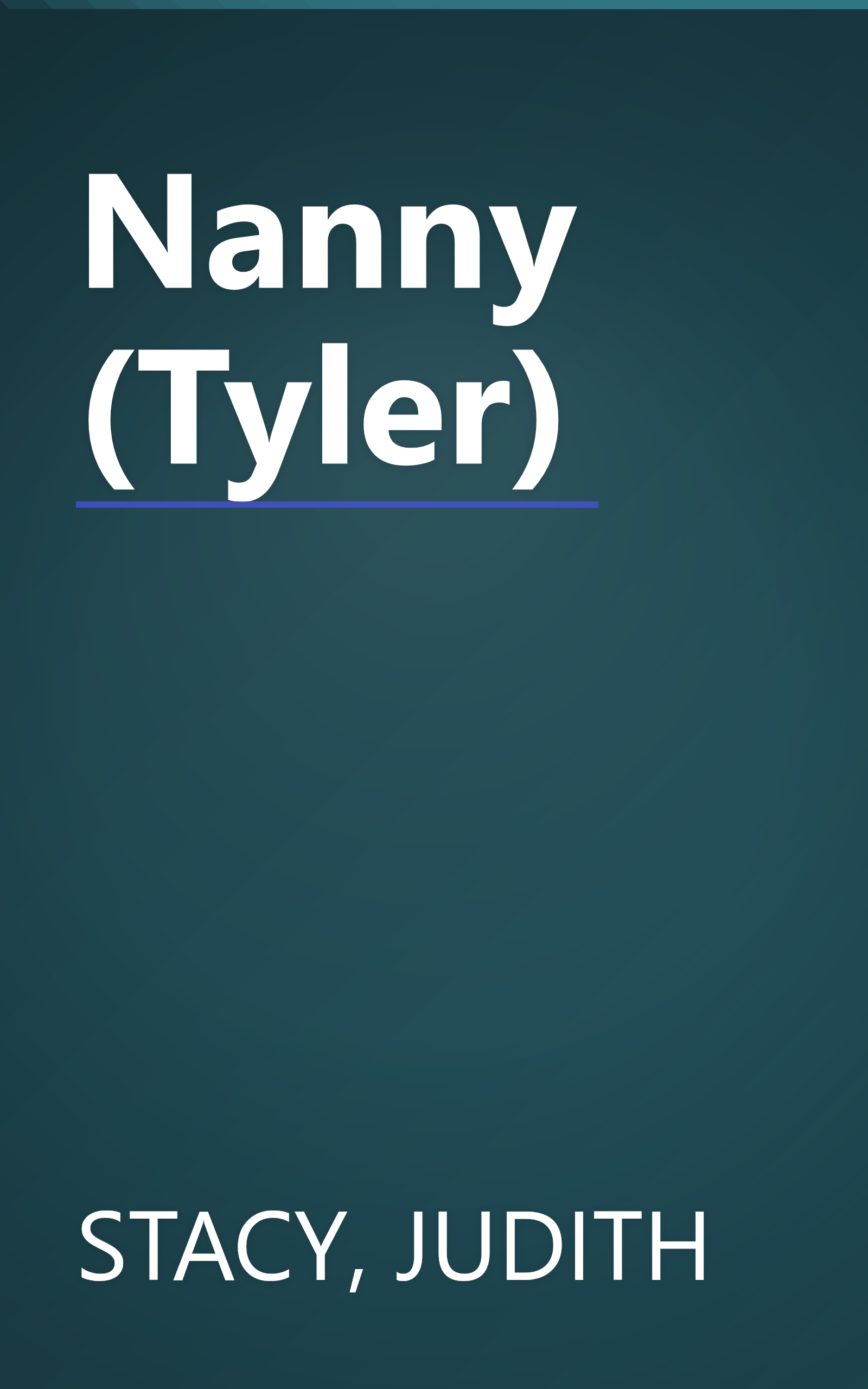 Nanny (Tyler) book cover