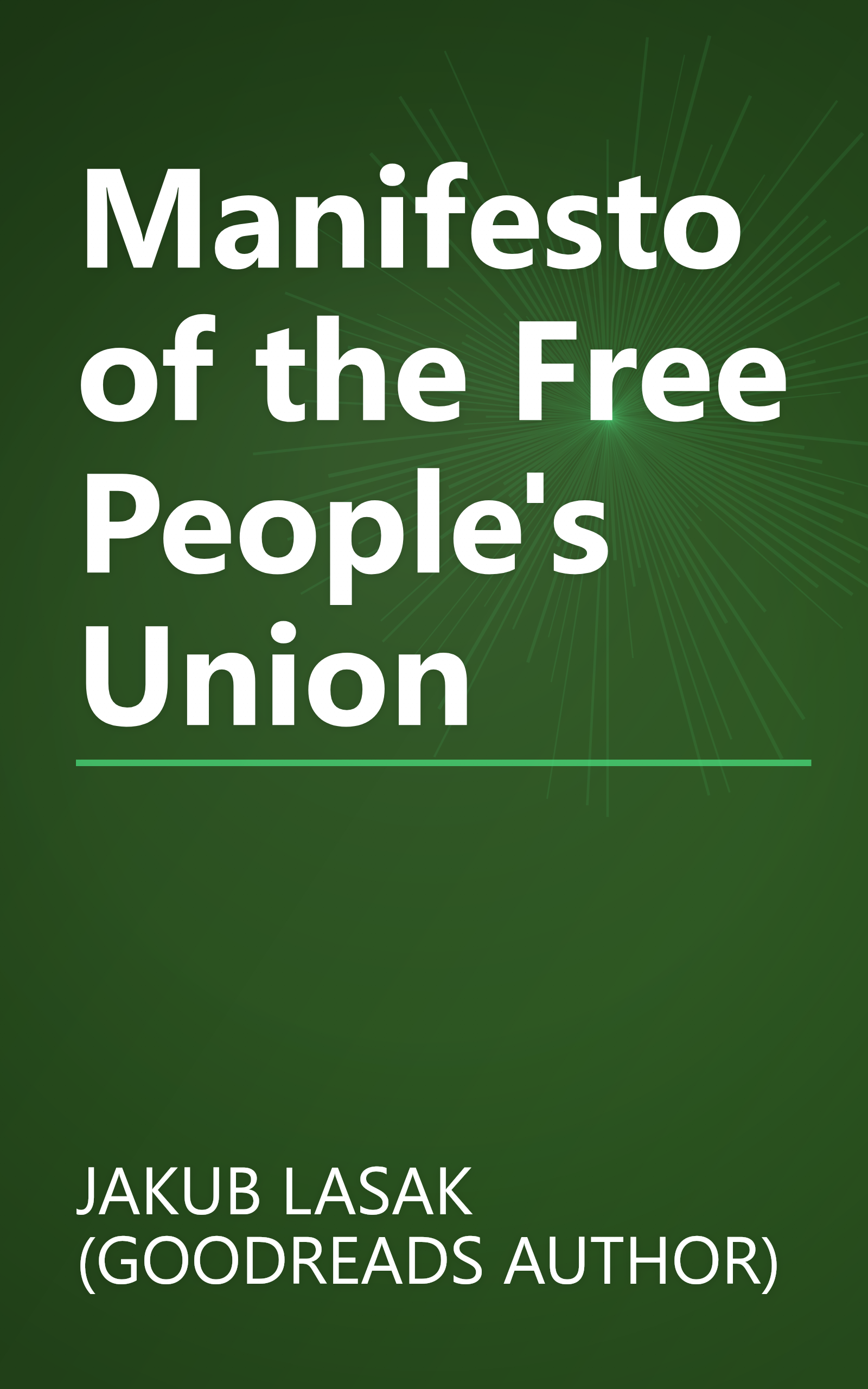 Manifesto of the Free People's Union book cover