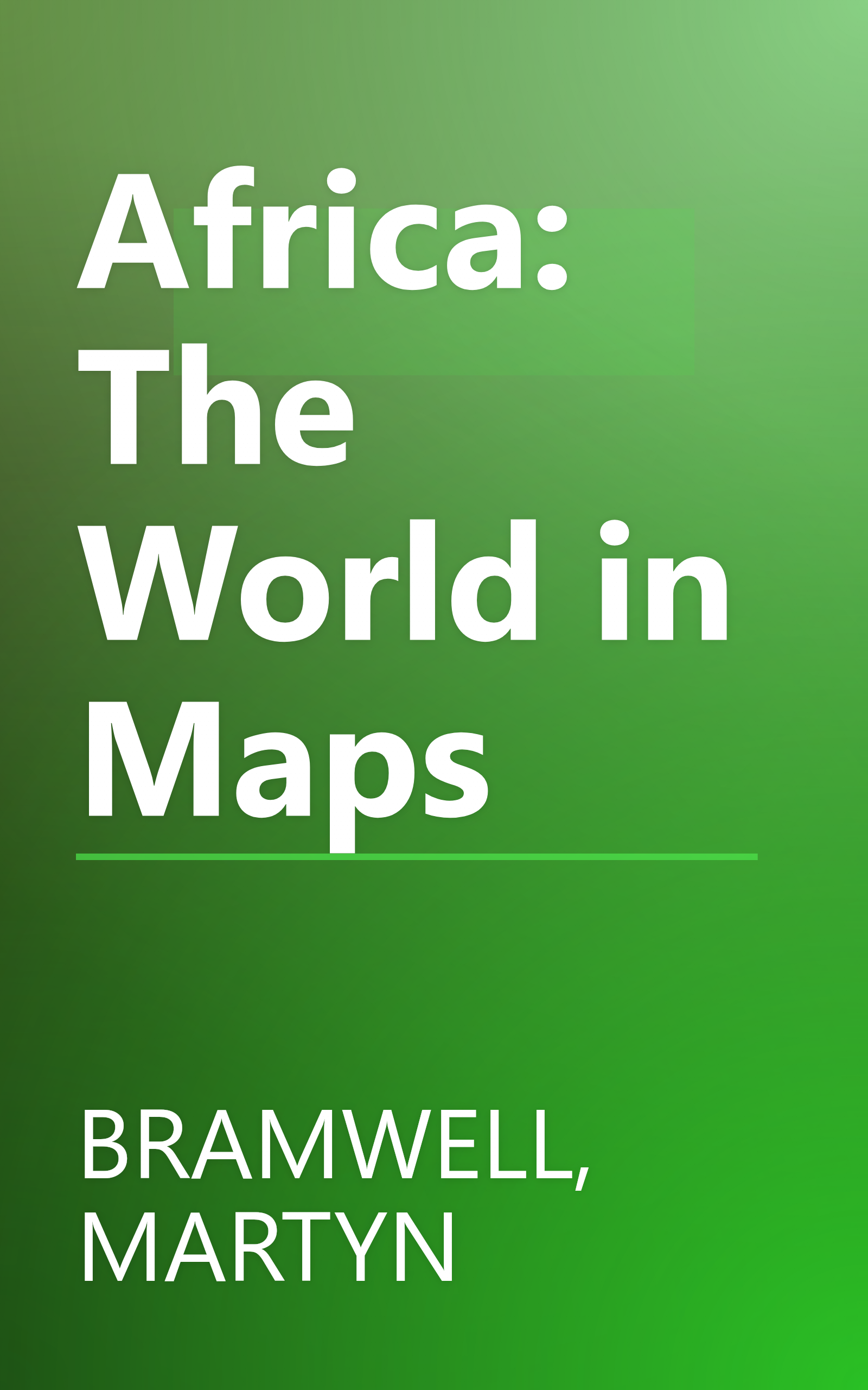 Africa: The World in Maps book cover