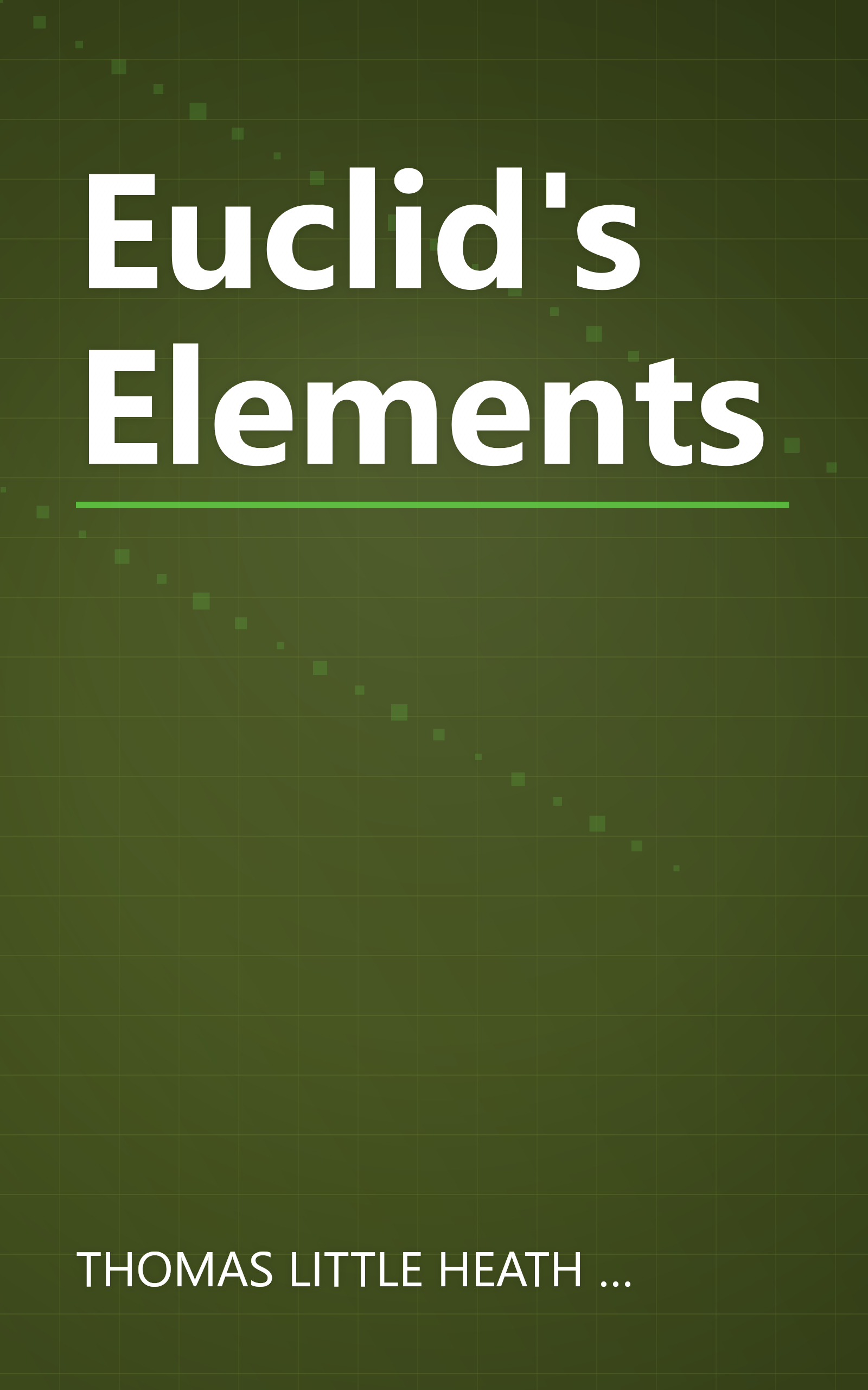 Euclid's Elements book cover