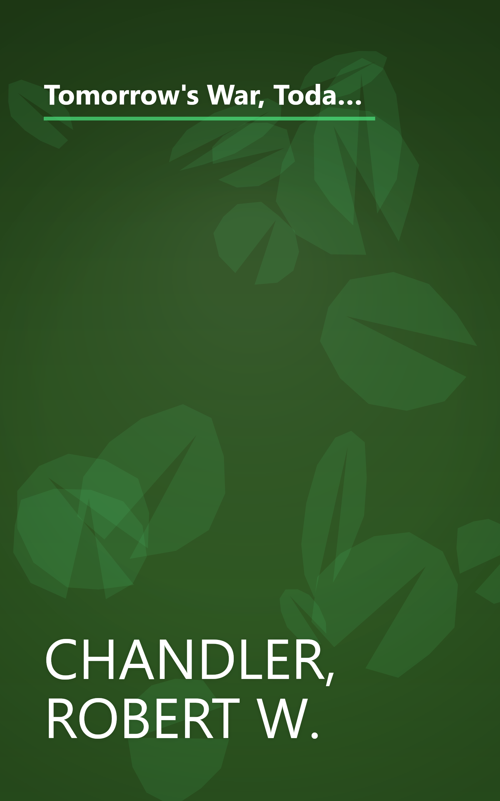 Tomorrow's War, Today's Decisions: Iraqi Weapons of Mass Destruction and the Implications of Wmd-Adversaries for Future U.S. Military Strategy book cover