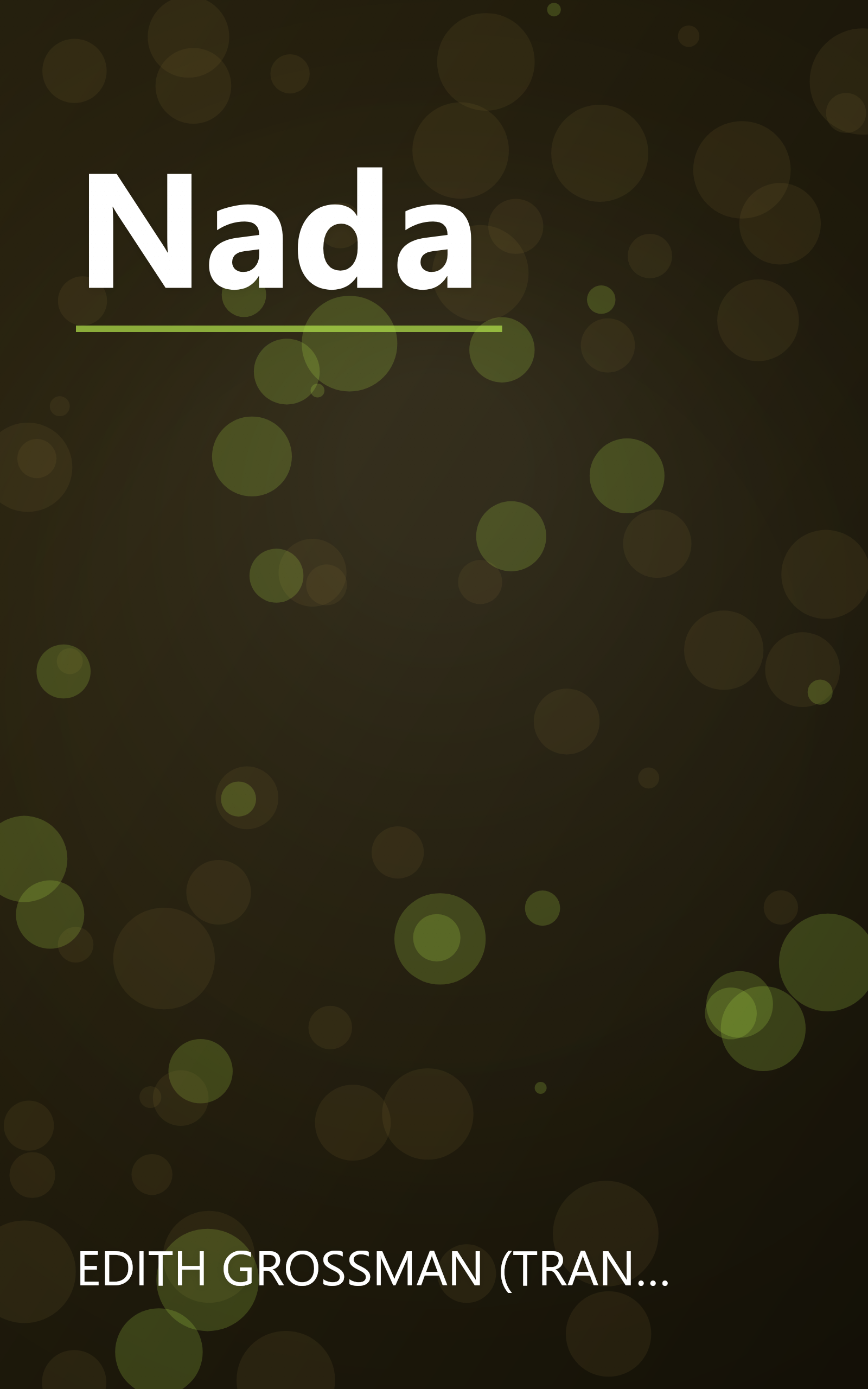 Nada book cover