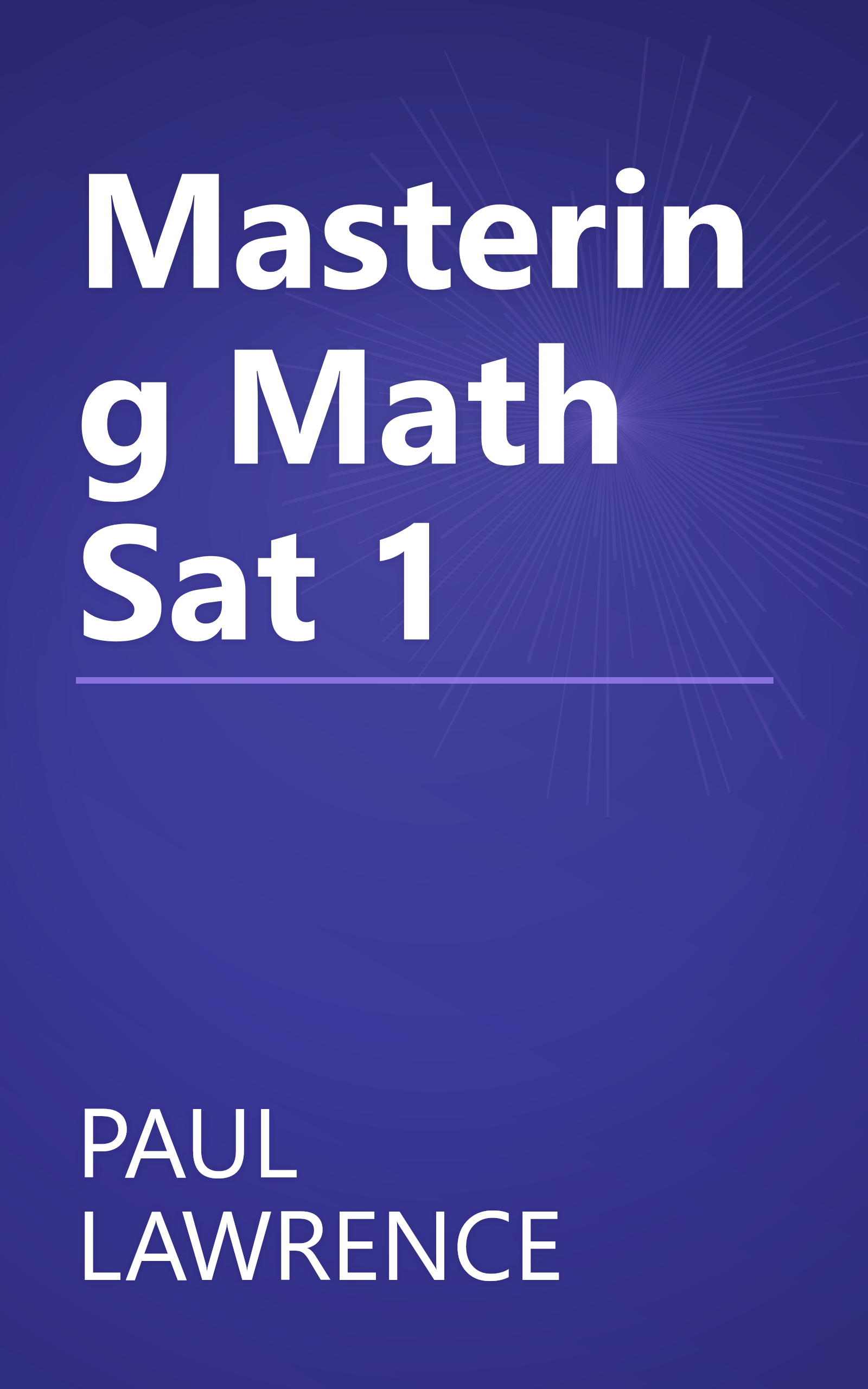 Mastering Math Sat 1 book cover