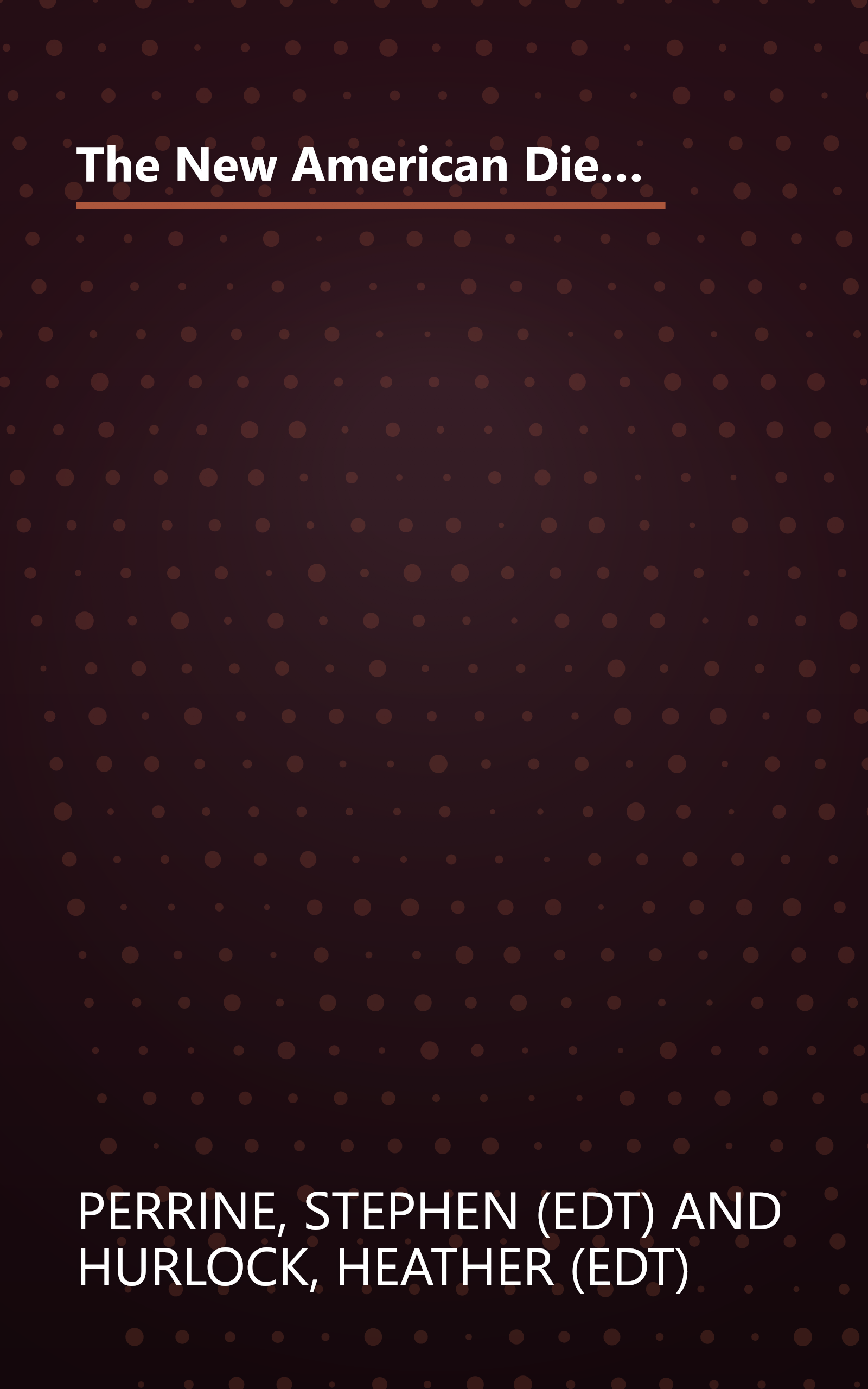 The New American Diet: How secret obesogens are making us fat, and the 6-week plan that will flatten your belly for good! book cover