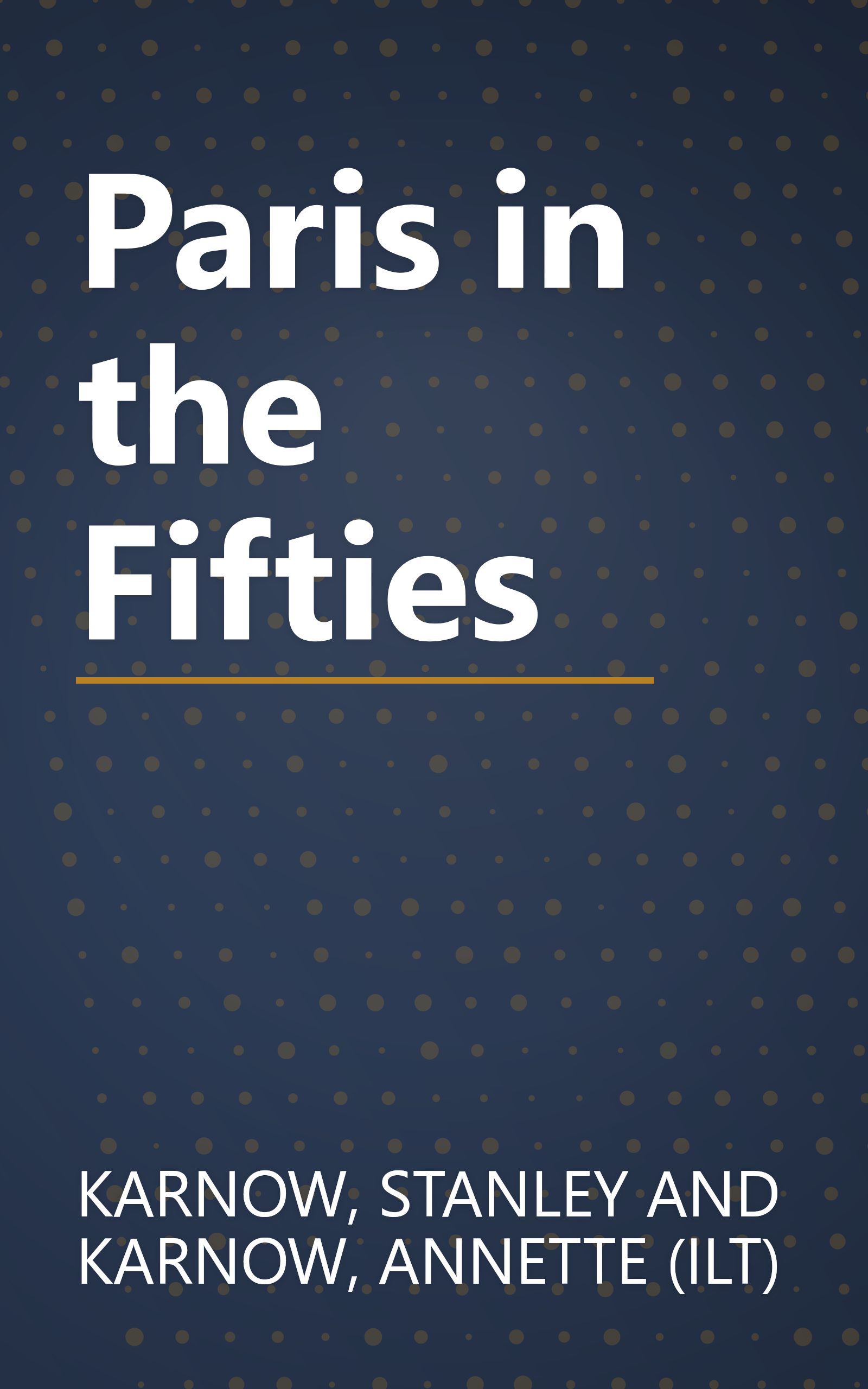 Paris in the Fifties book cover