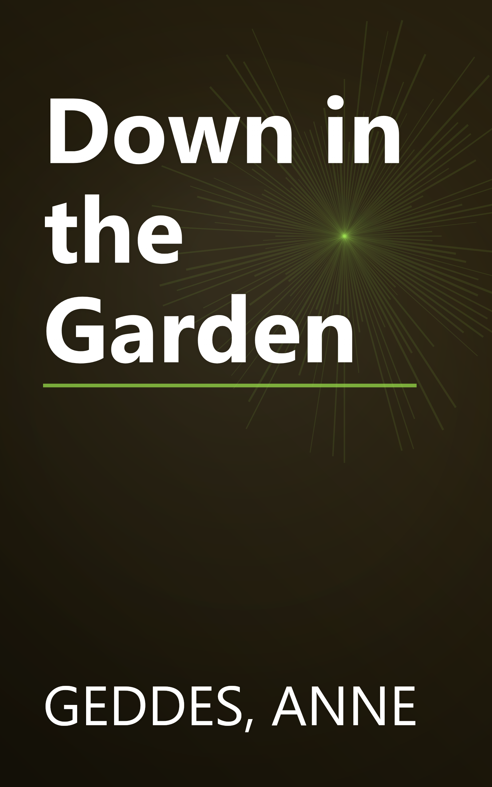 Down in the Garden book cover