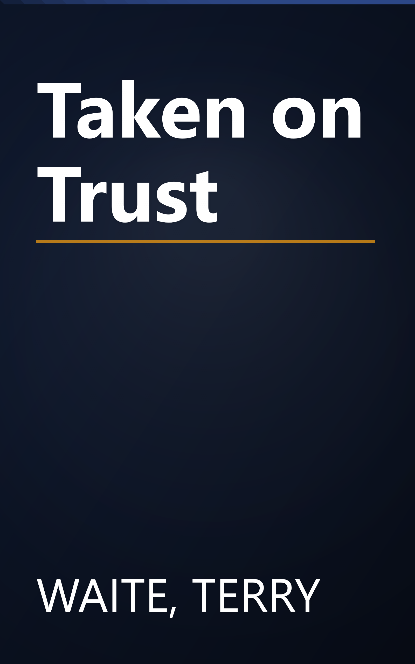 Taken on Trust book cover