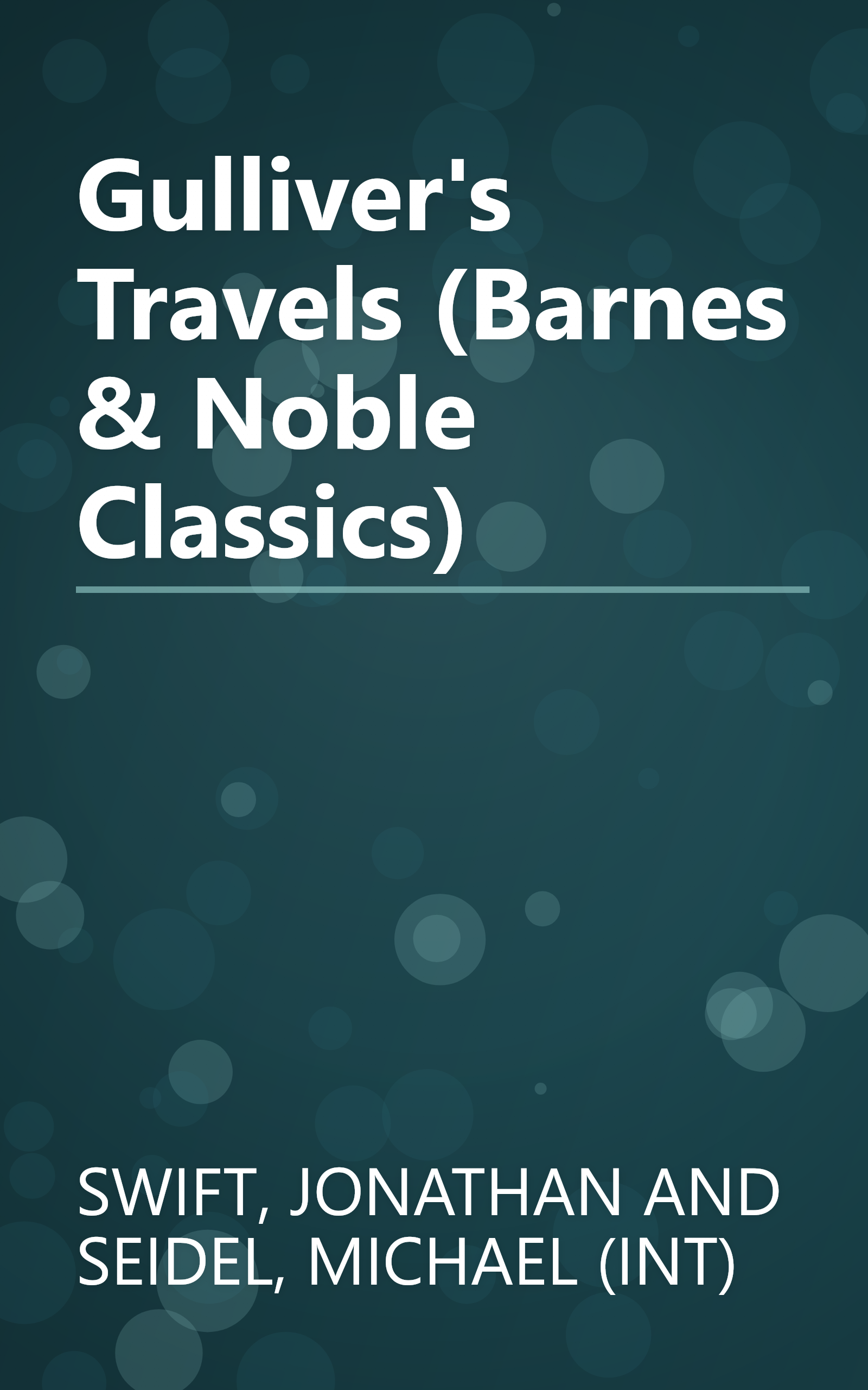 Gulliver's Travels (Barnes & Noble Classics) book cover