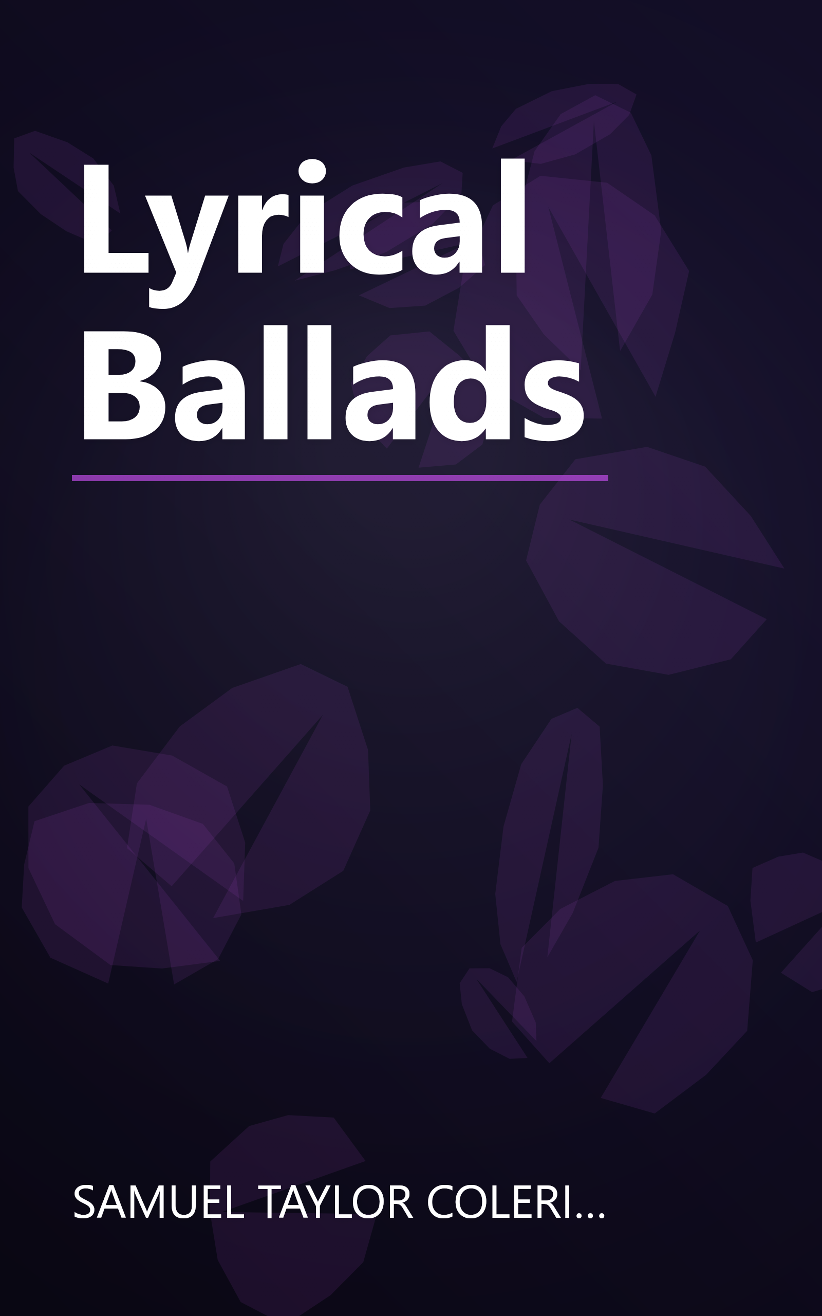 Lyrical Ballads book cover