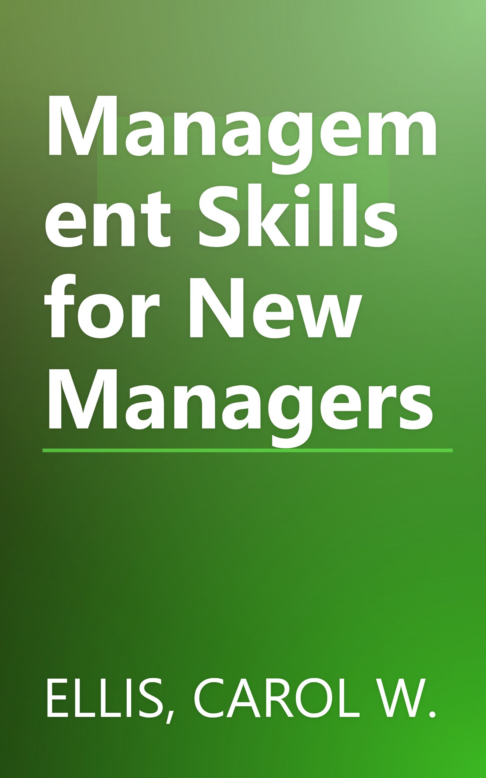 Management Skills for New Managers book cover