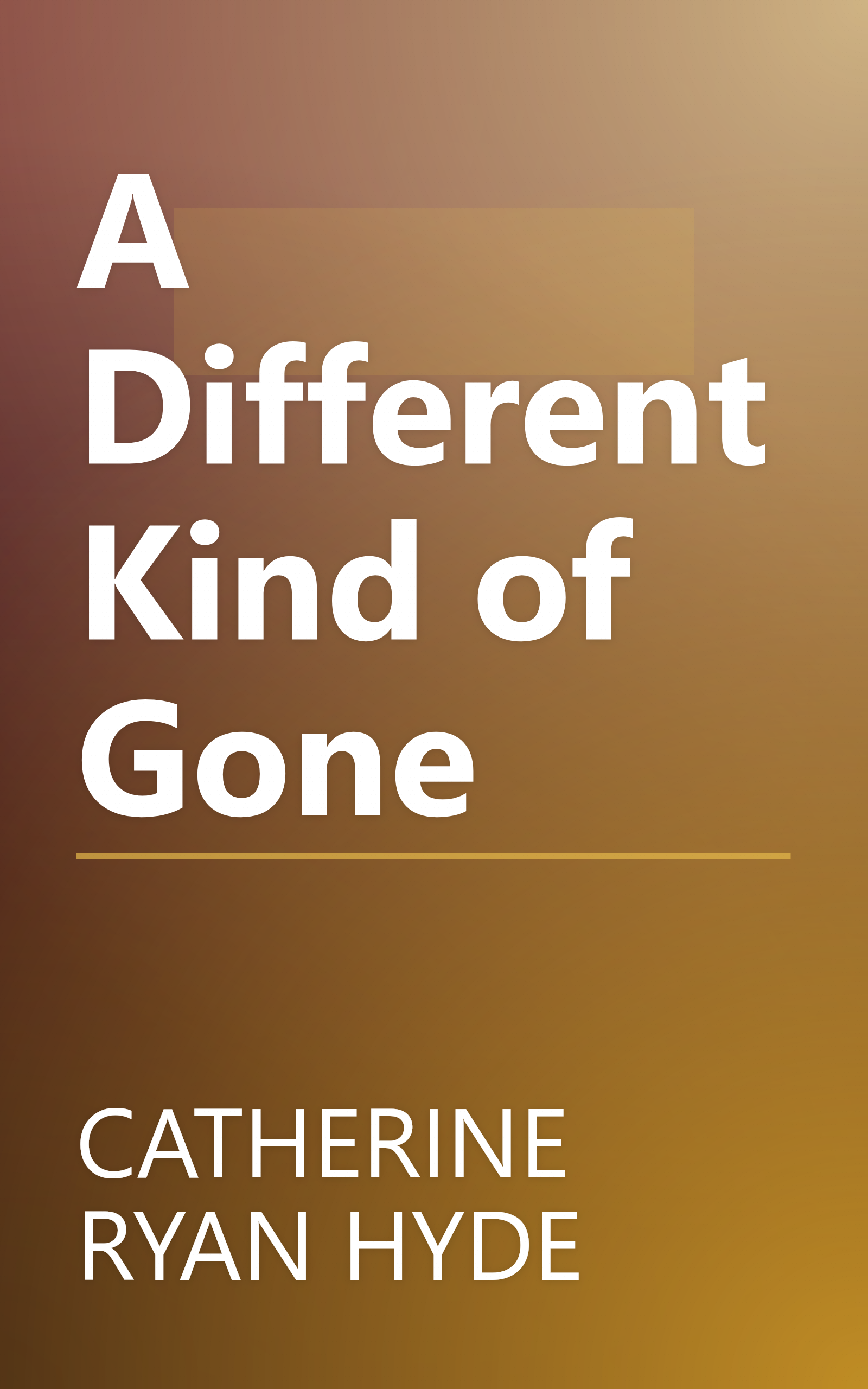 A Different Kind of Gone book cover