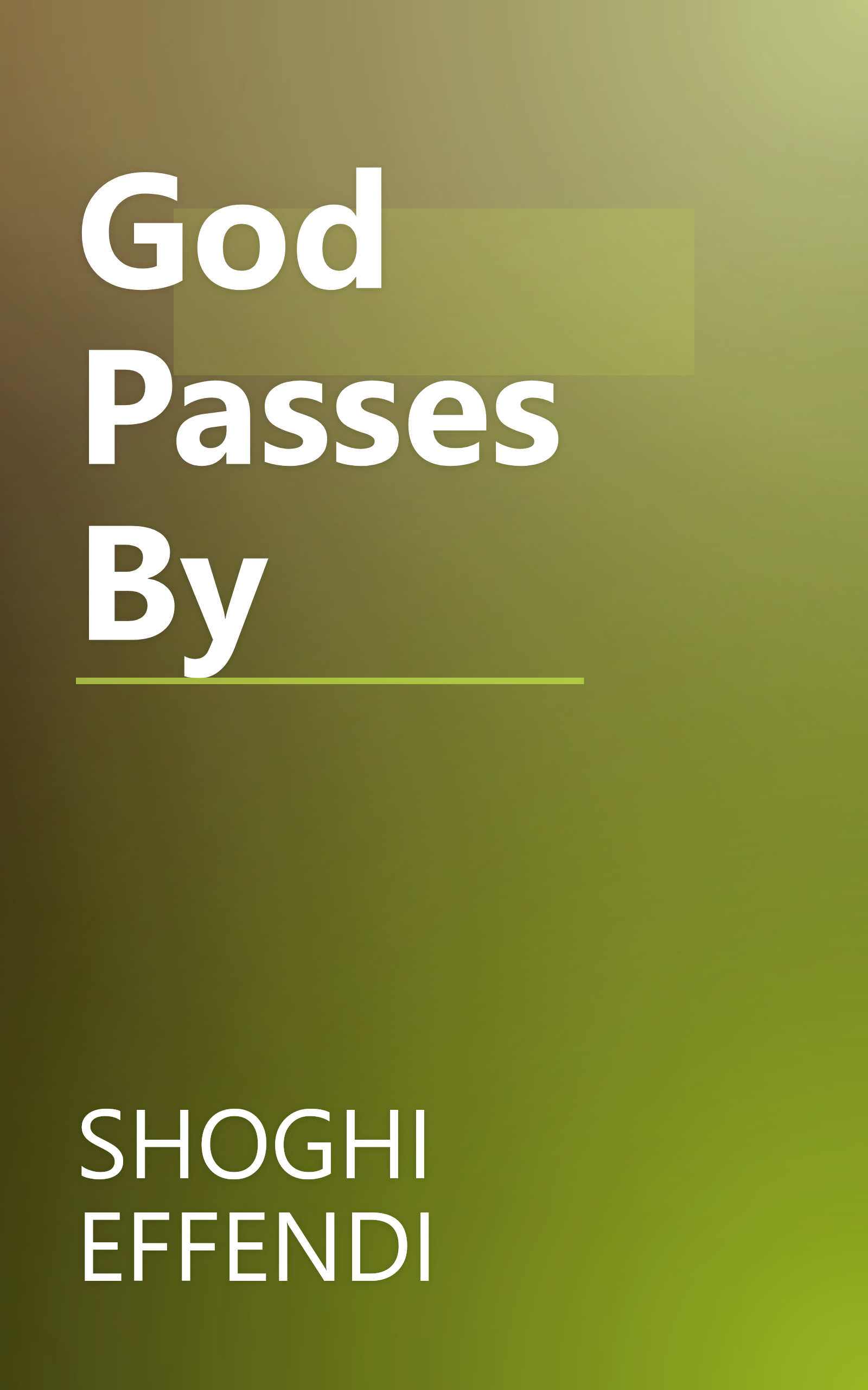 God Passes By book cover