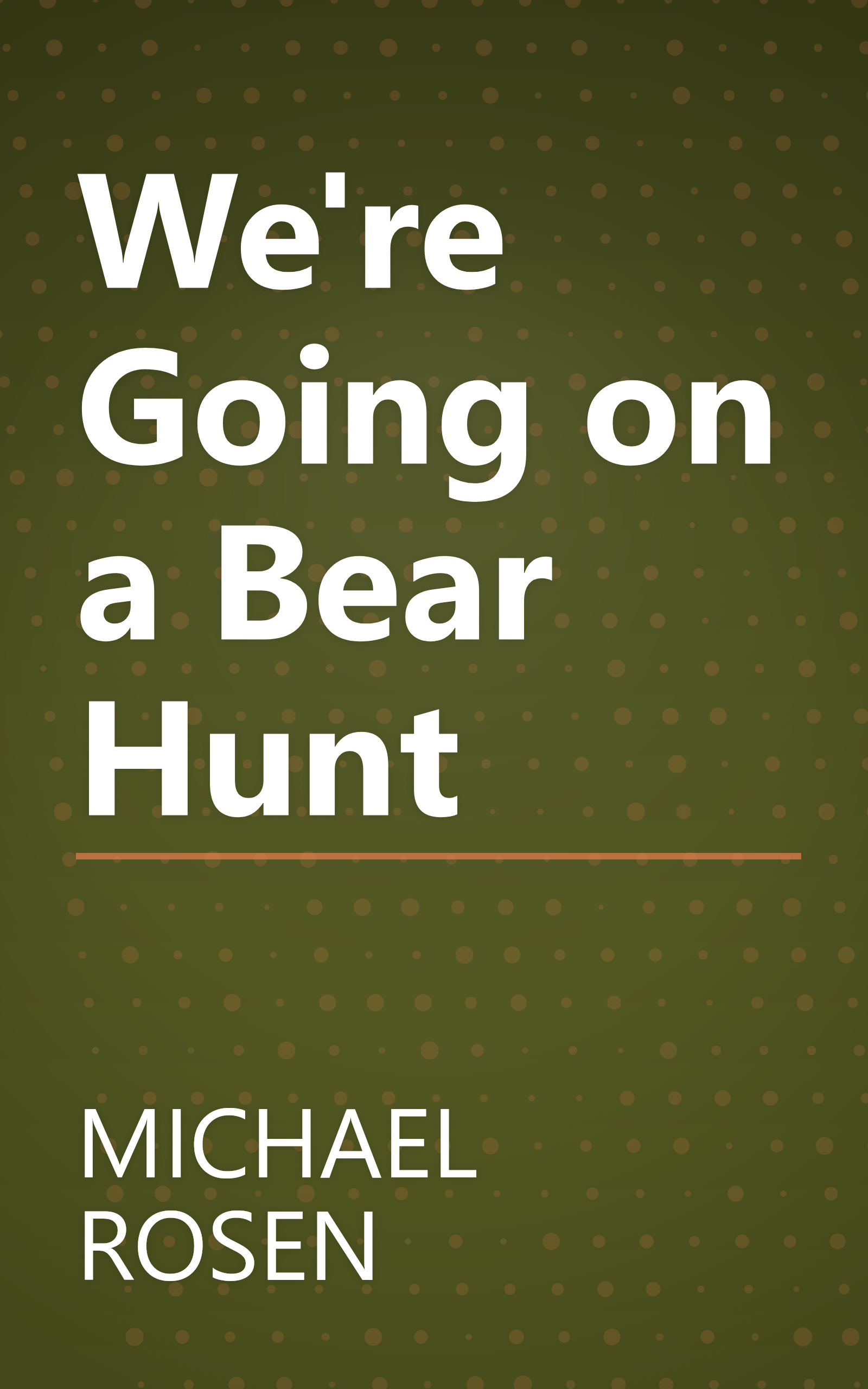 We're Going on a Bear Hunt book cover