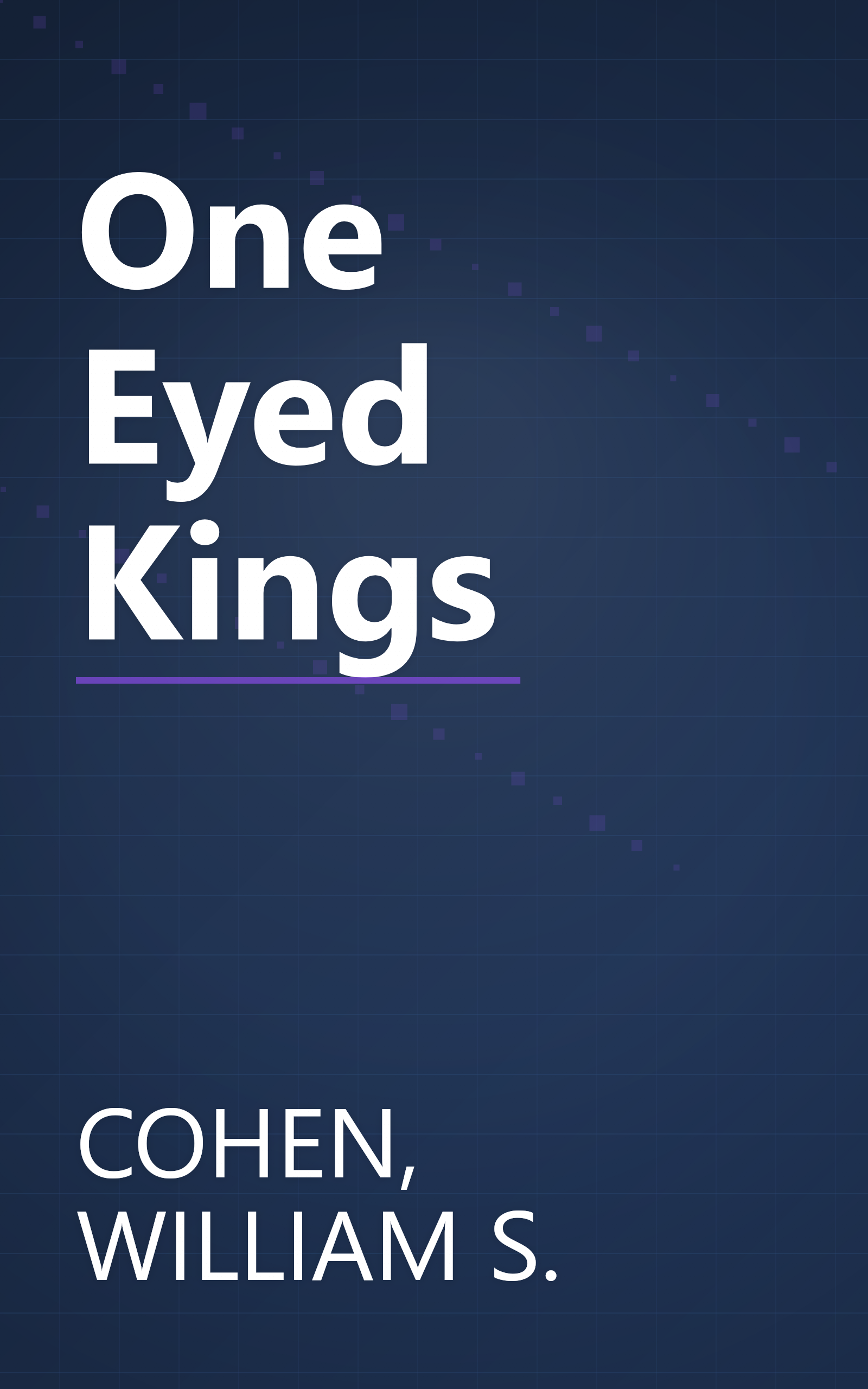 One Eyed Kings book cover