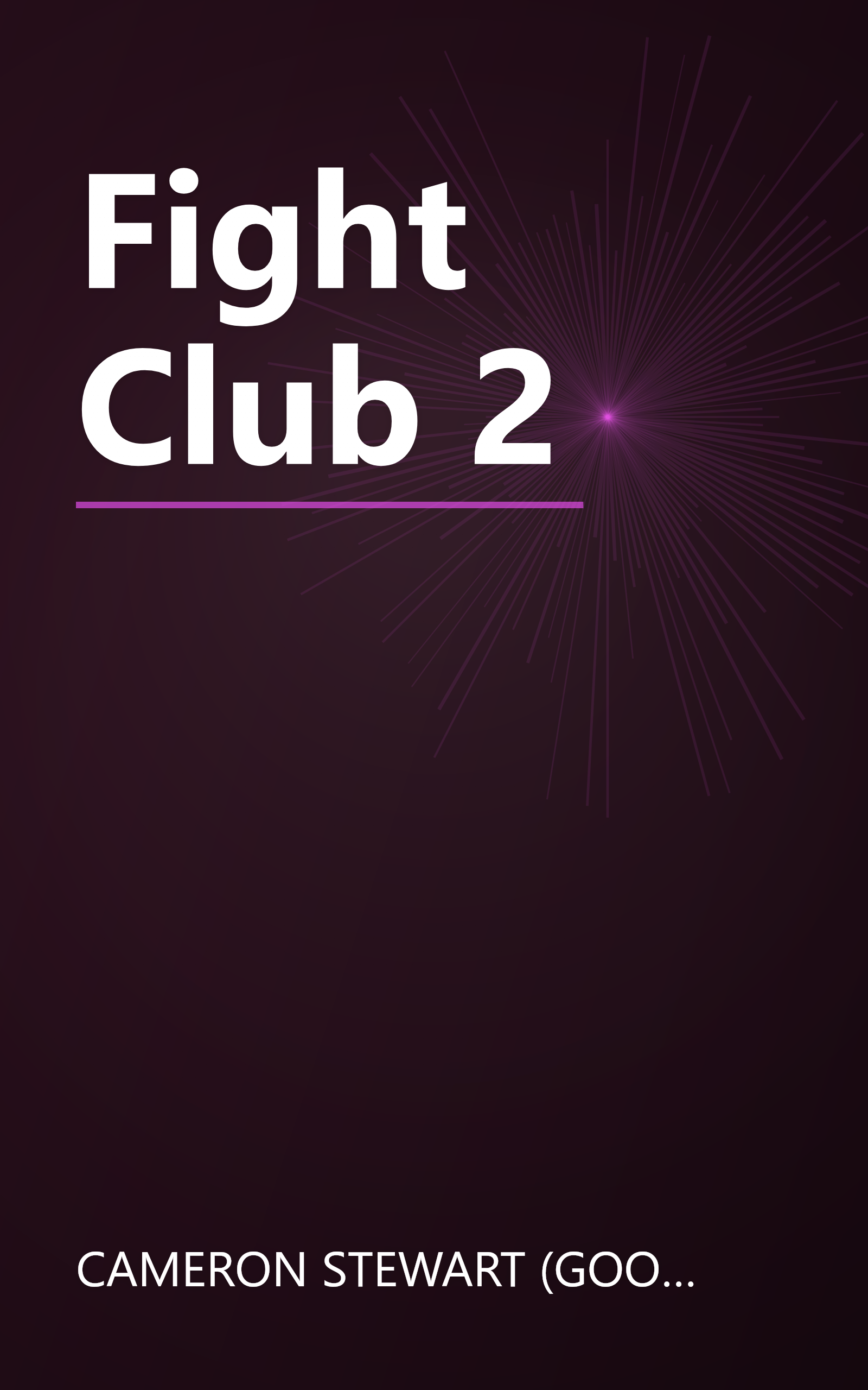 Fight Club 2 book cover