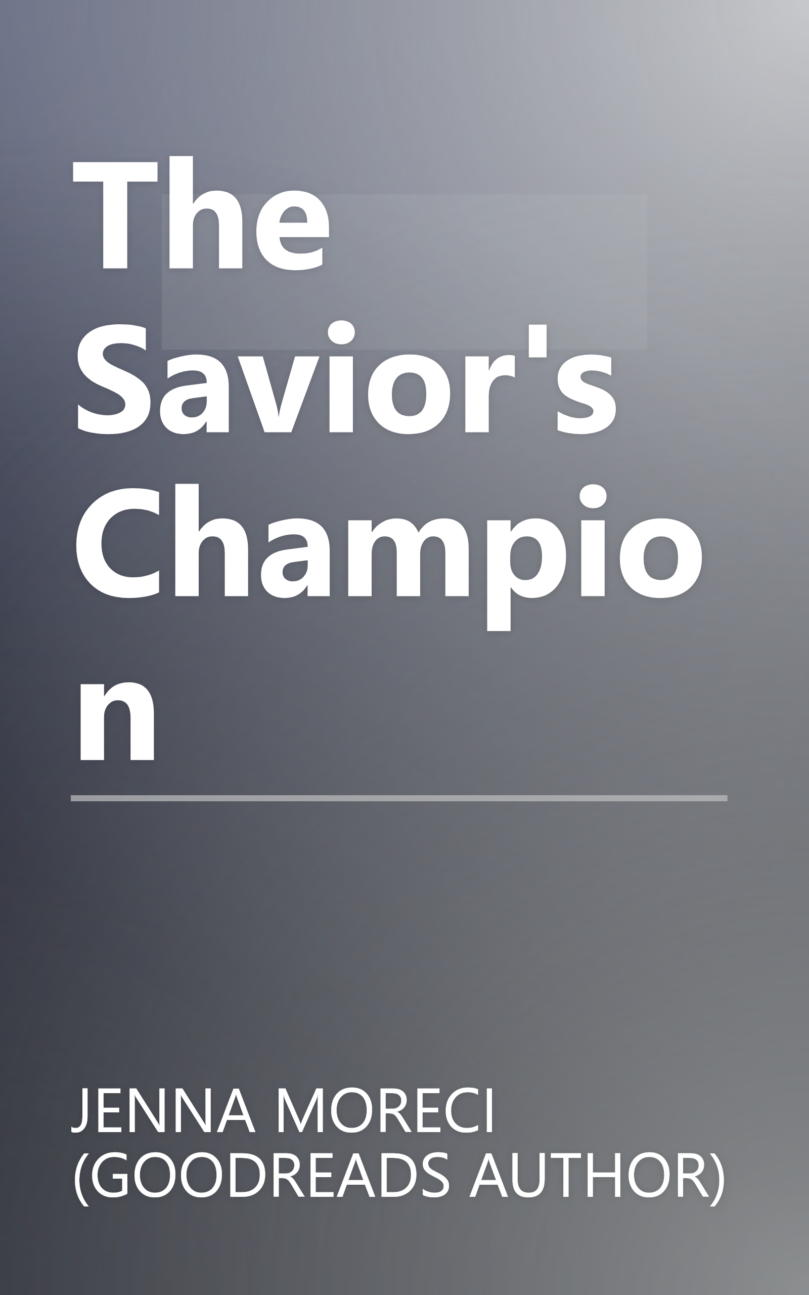 The Savior's Champion book cover