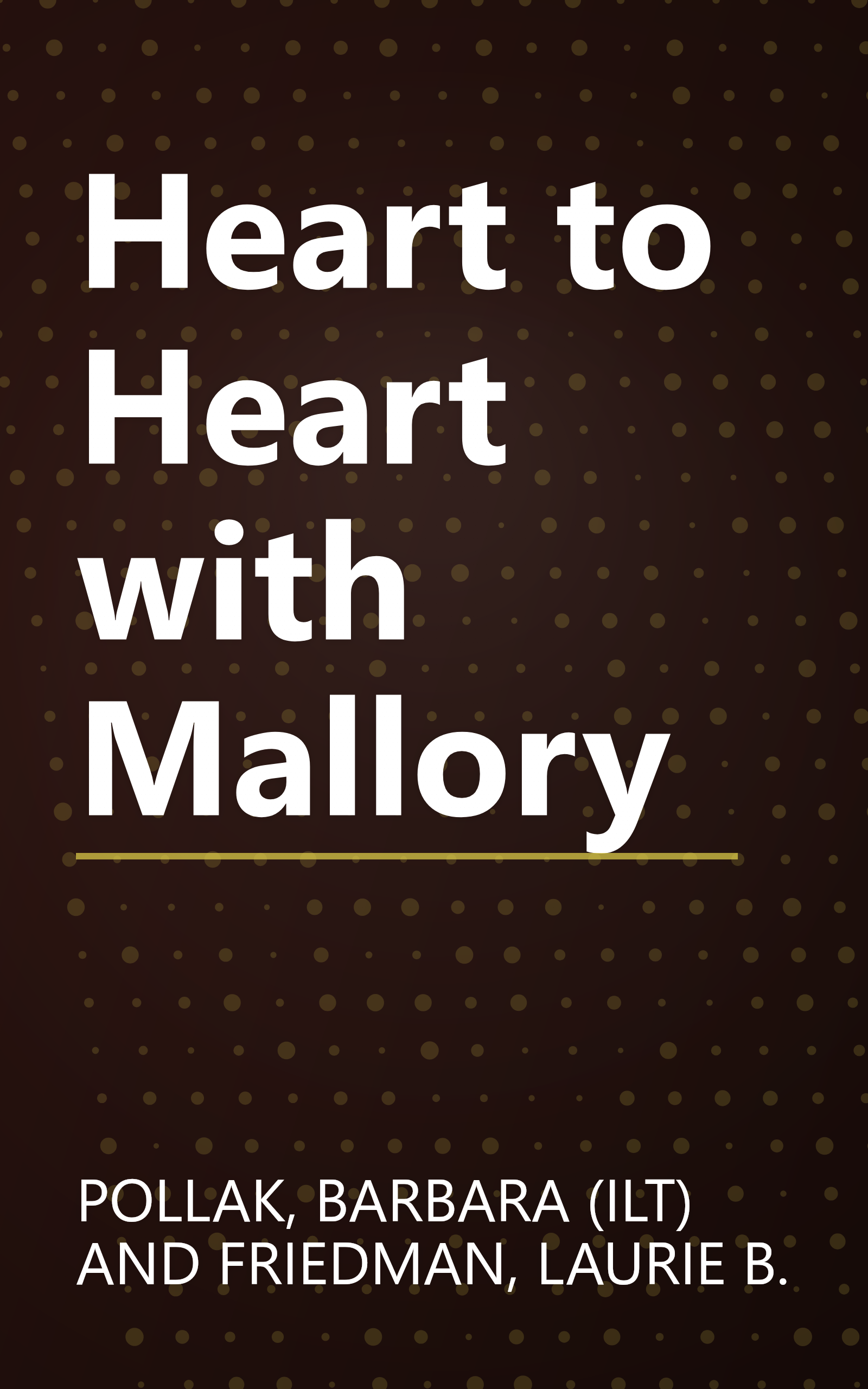 Heart to Heart with Mallory book cover