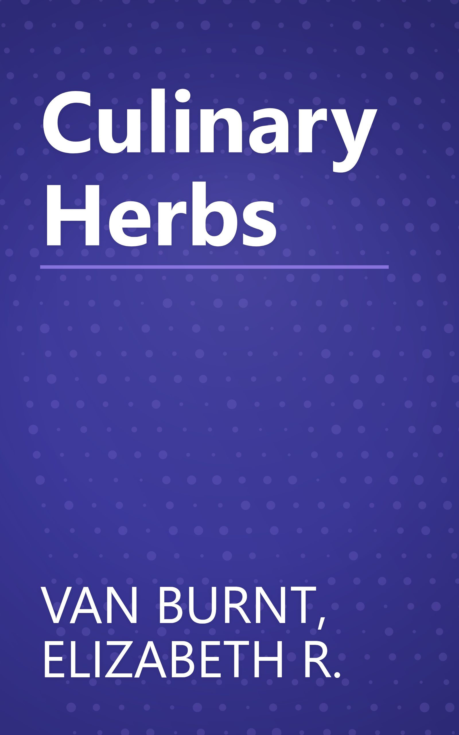 Culinary Herbs book cover