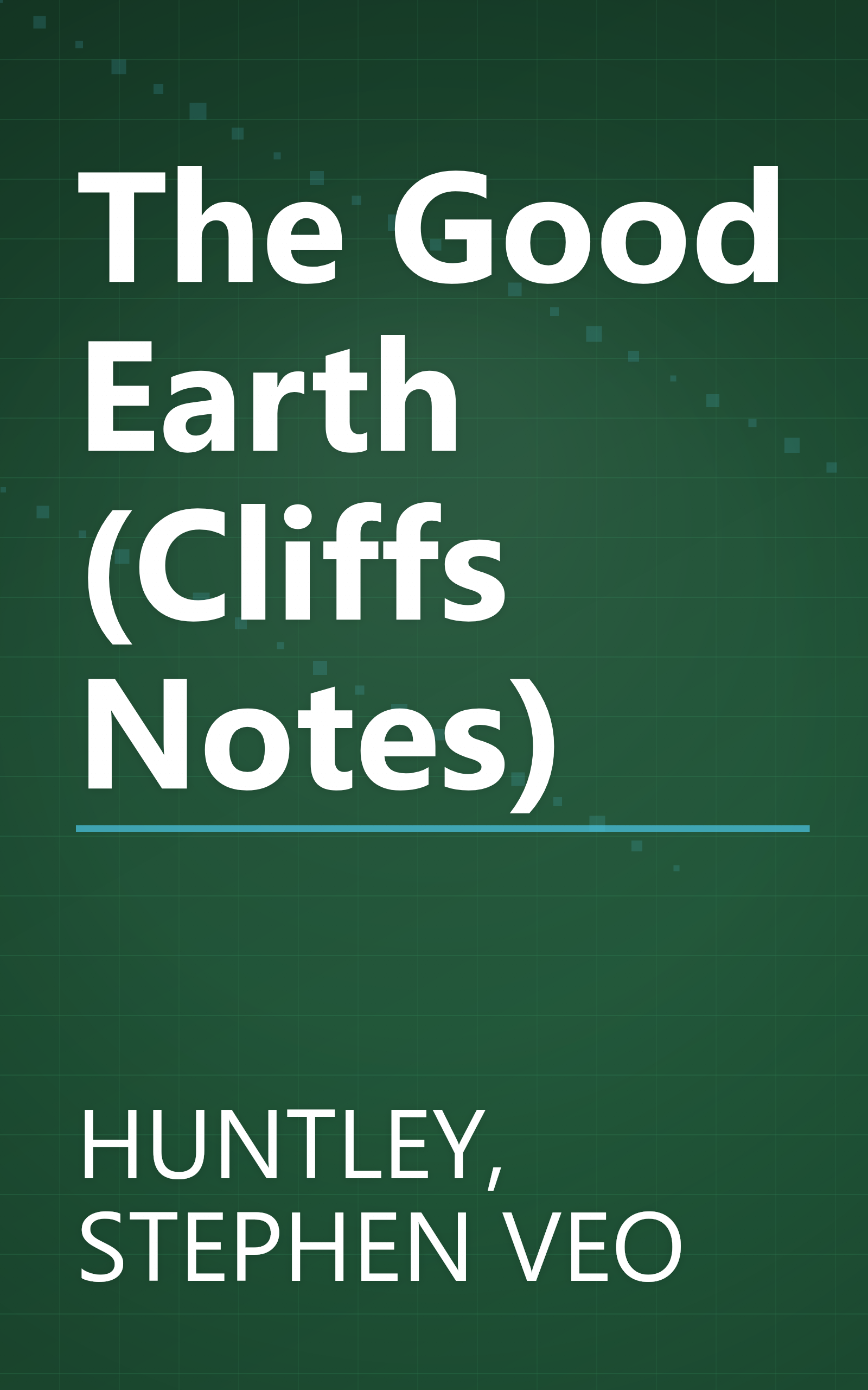 The Good Earth (Cliffs Notes) book cover