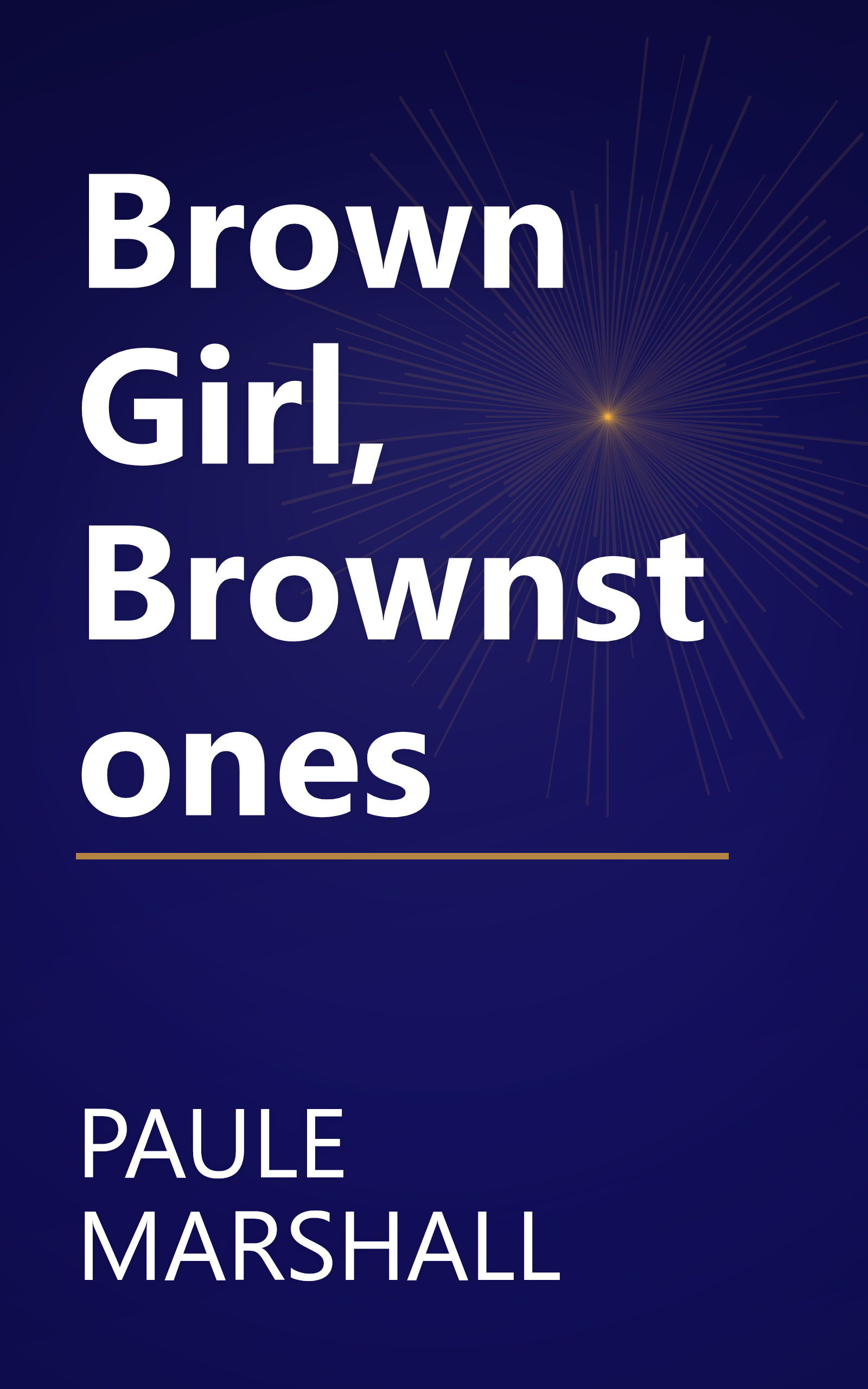 Brown Girl, Brownstones book cover