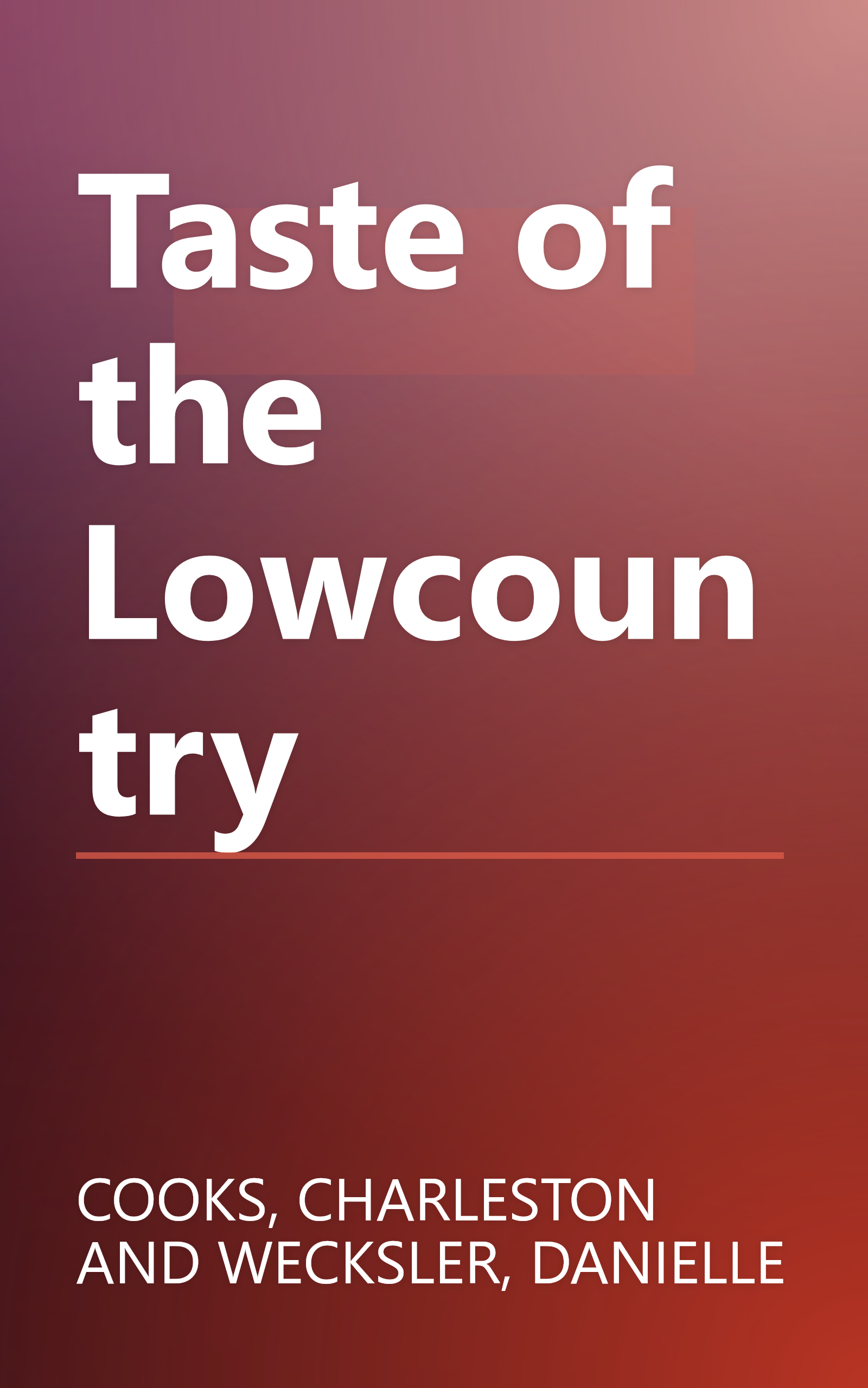 Taste of the Lowcountry book cover