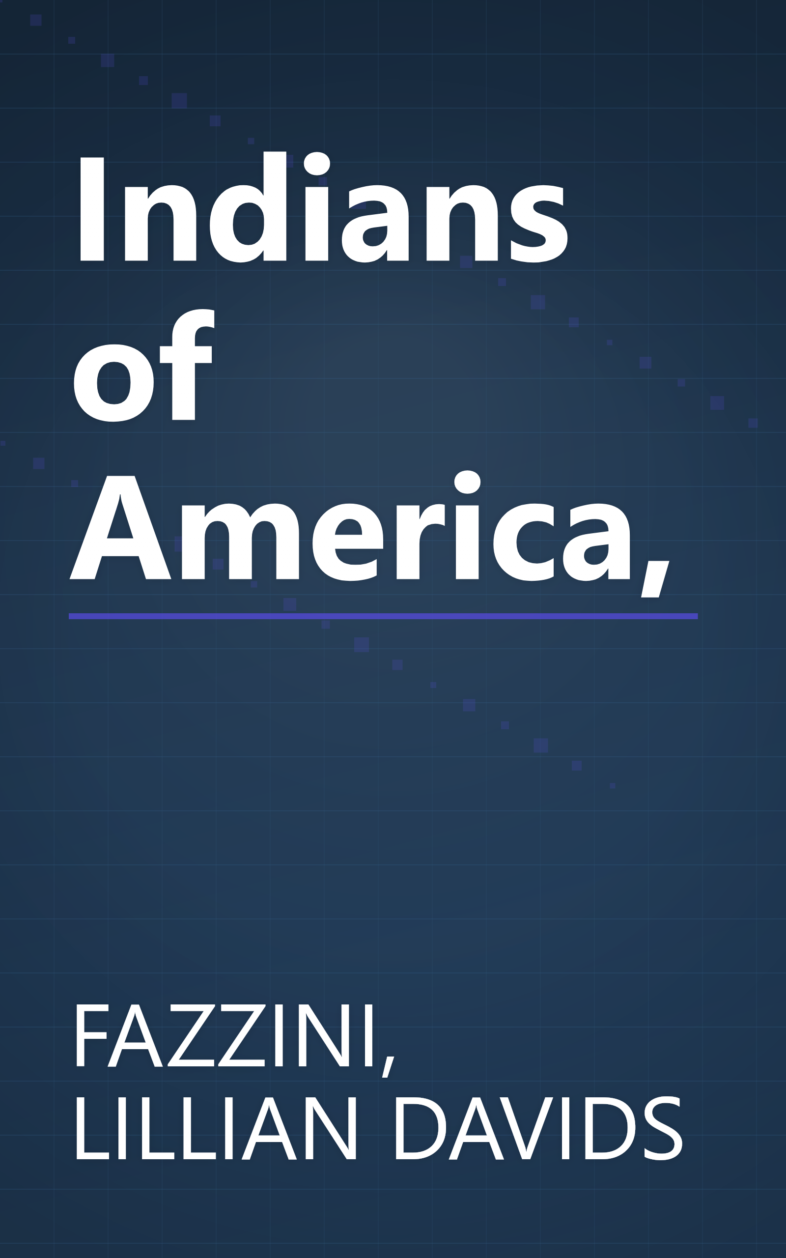 Indians of America, book cover