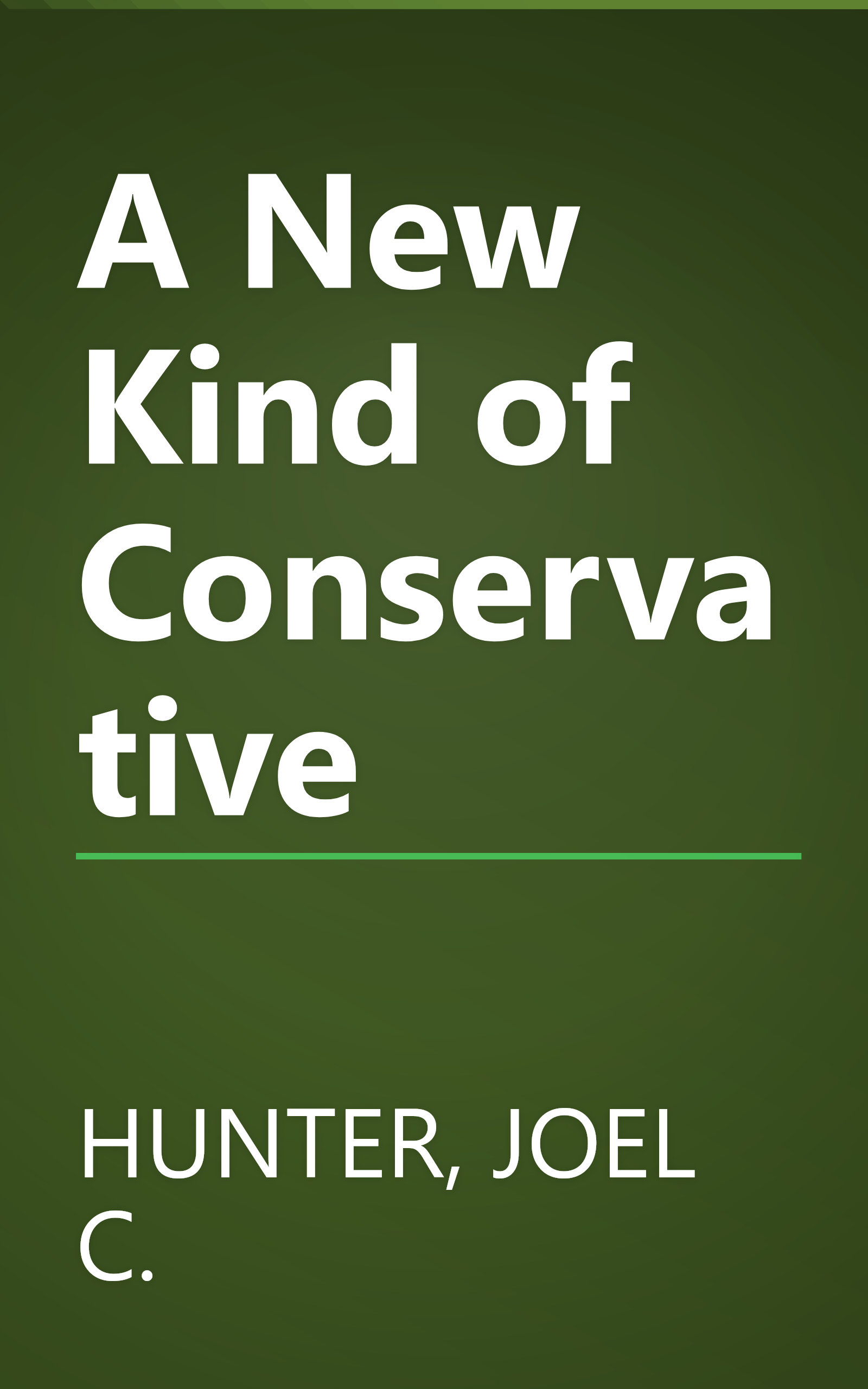 A New Kind of Conservative book cover