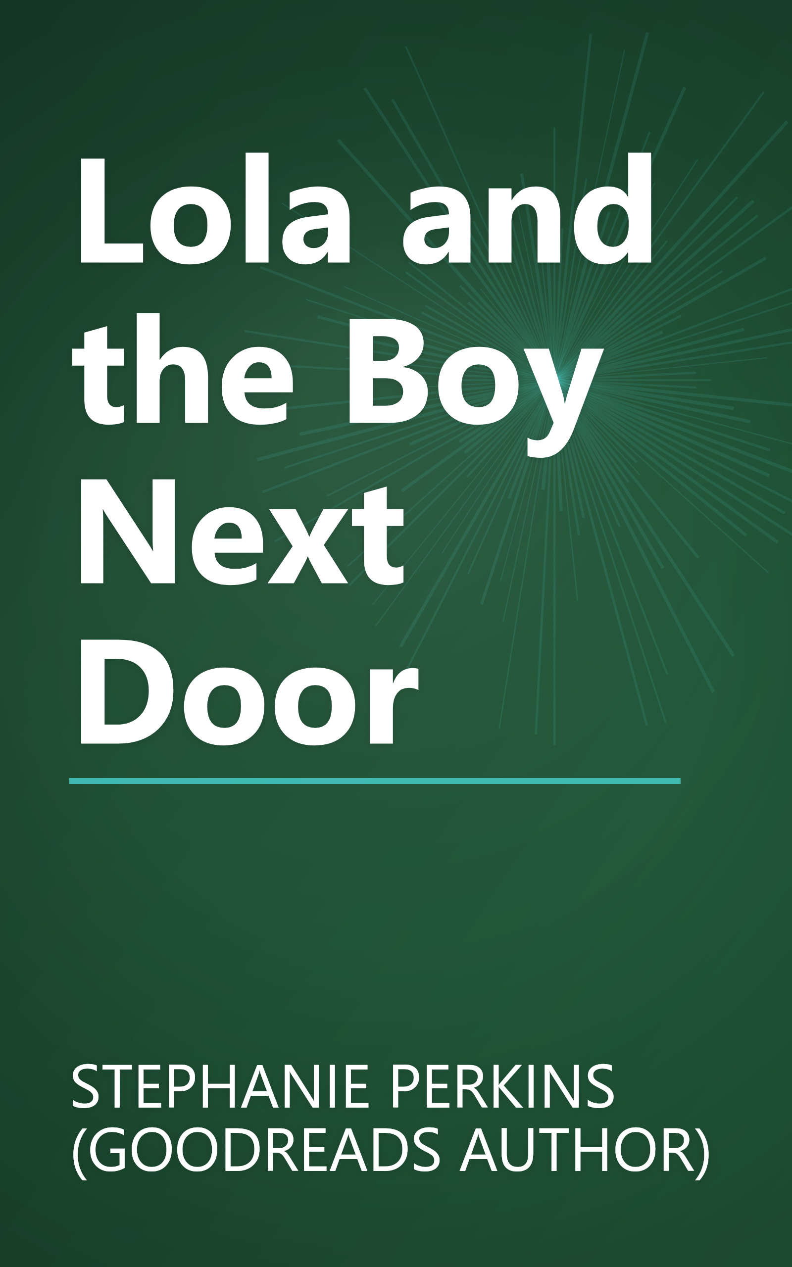 Lola and the Boy Next Door book cover