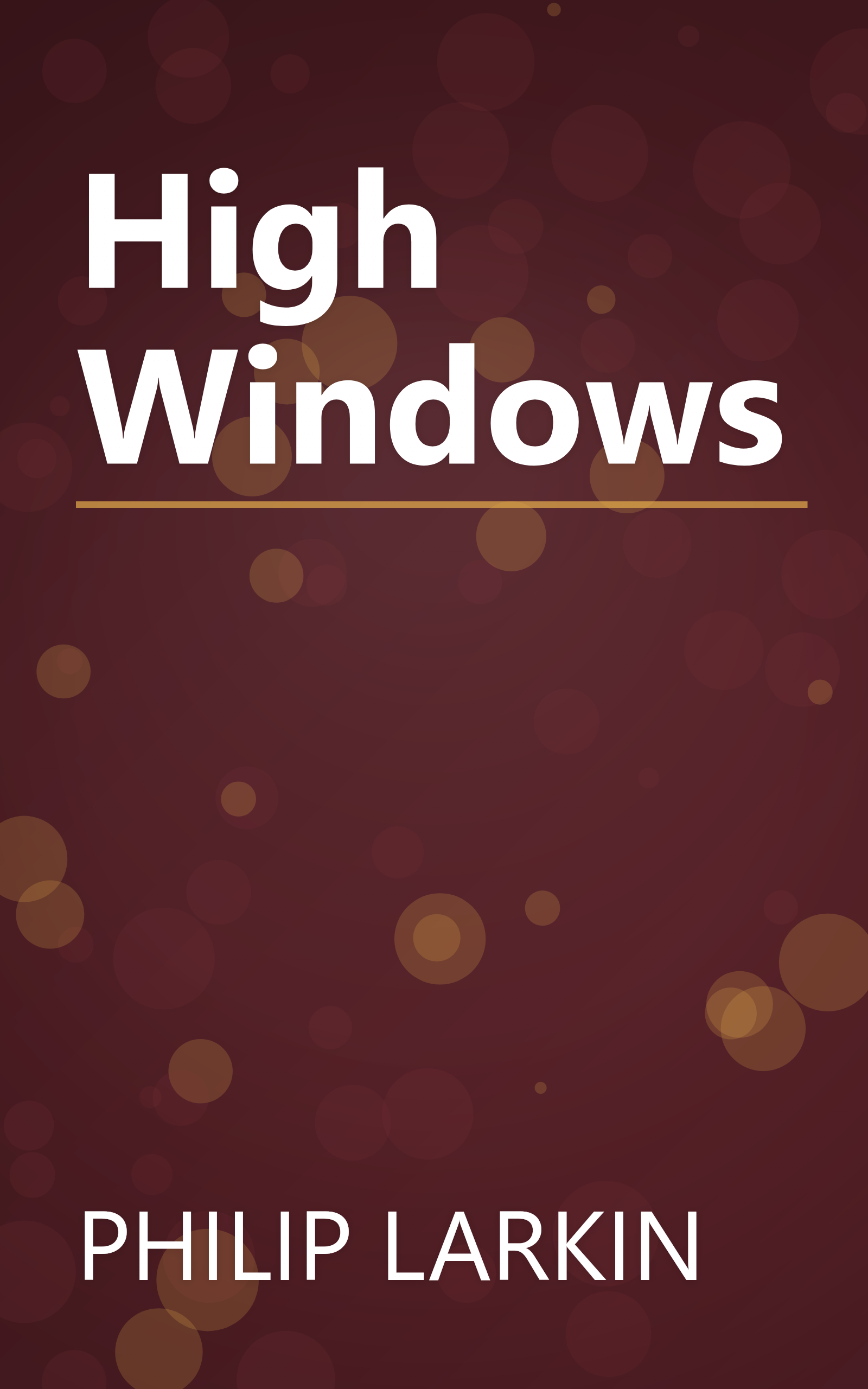 High Windows book cover