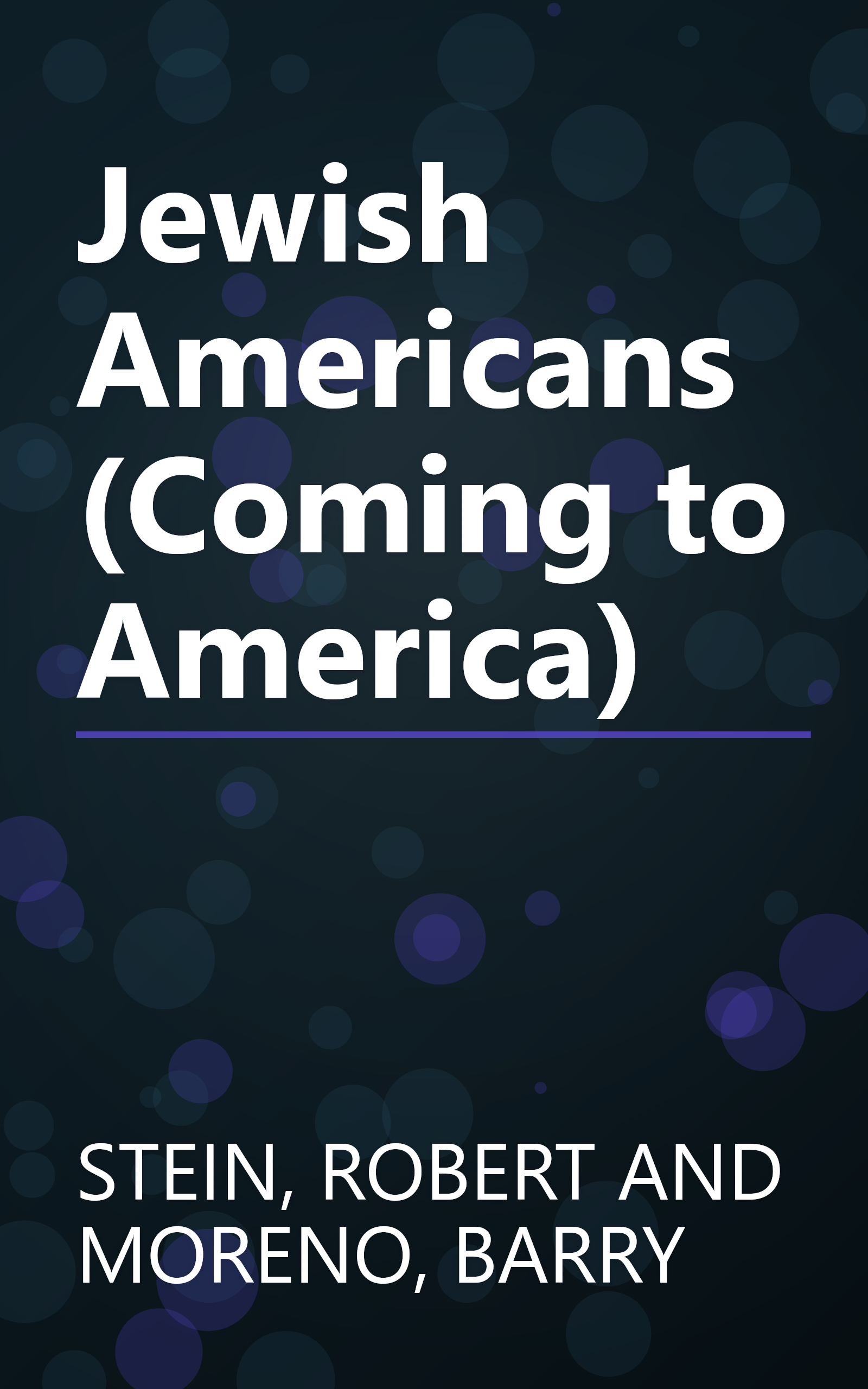 Jewish Americans (Coming to America) book cover