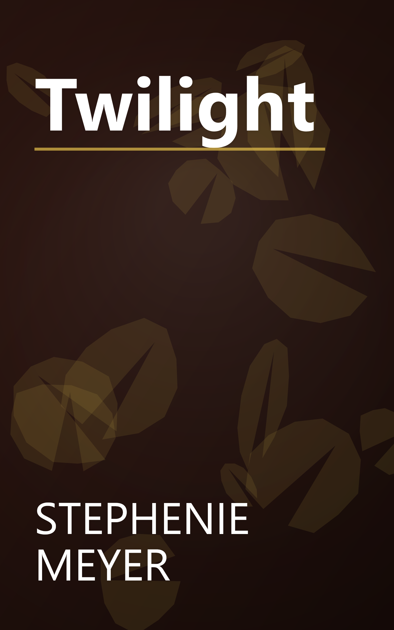 Twilight book cover