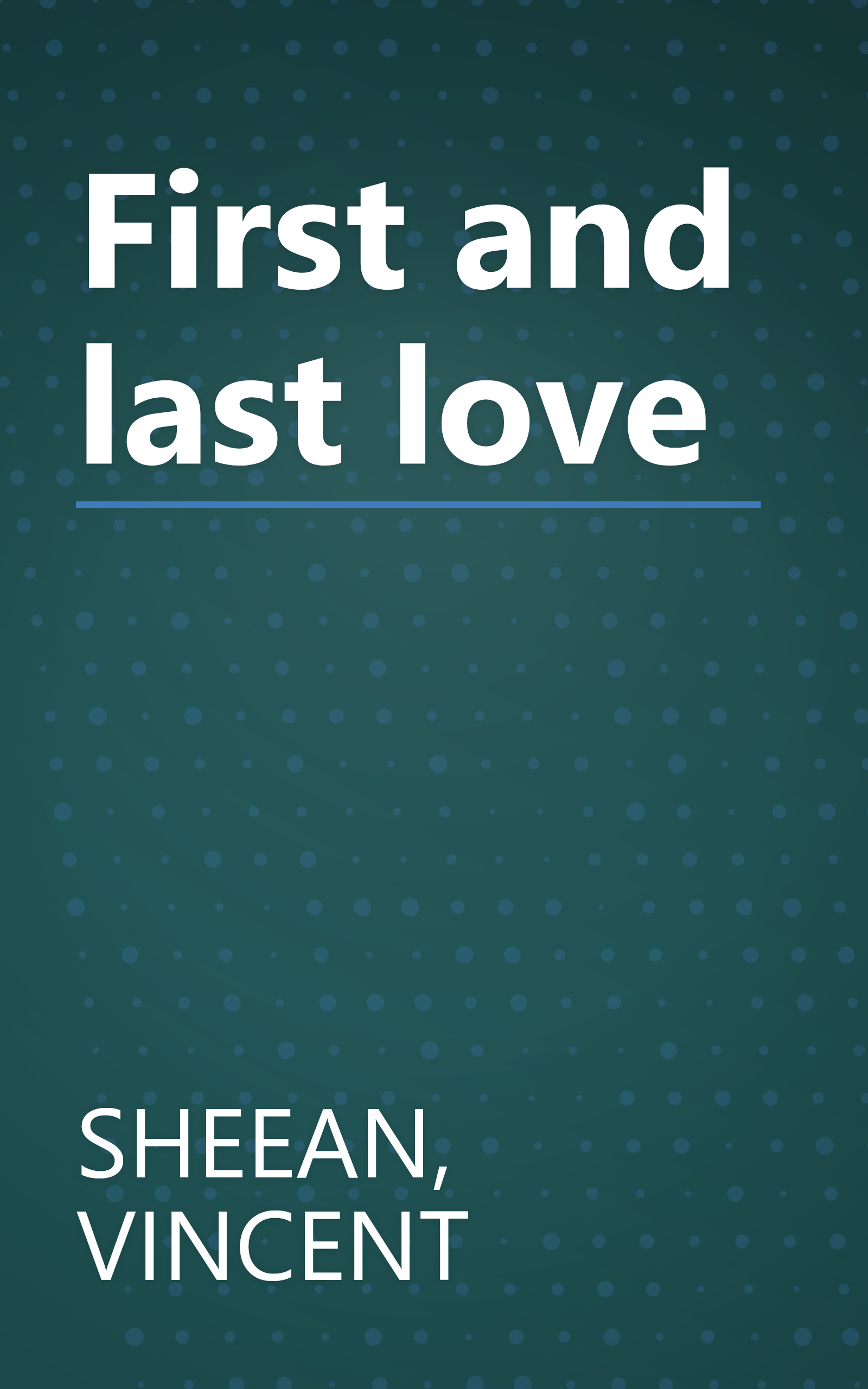 First and last love book cover