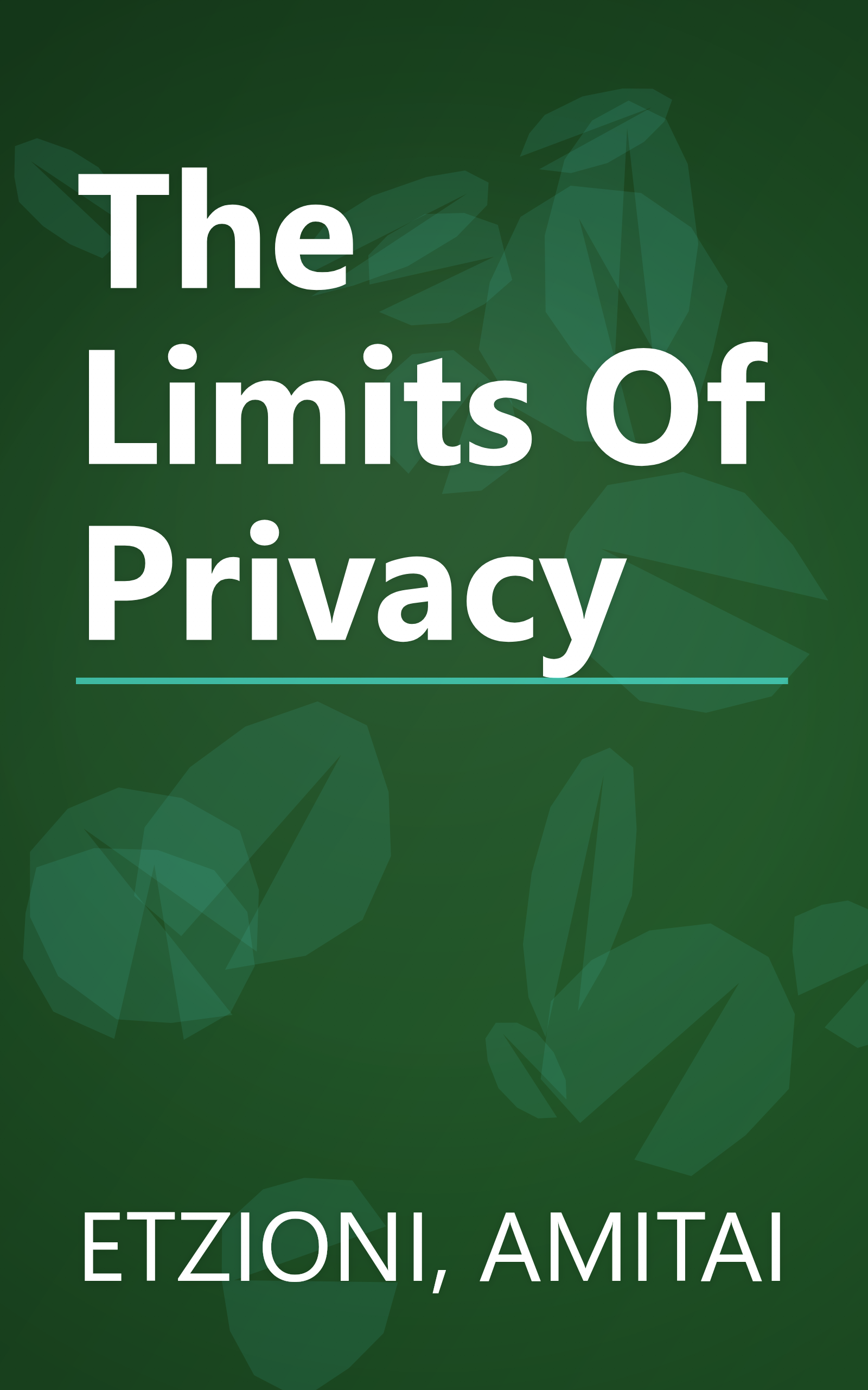 The Limits Of Privacy book cover
