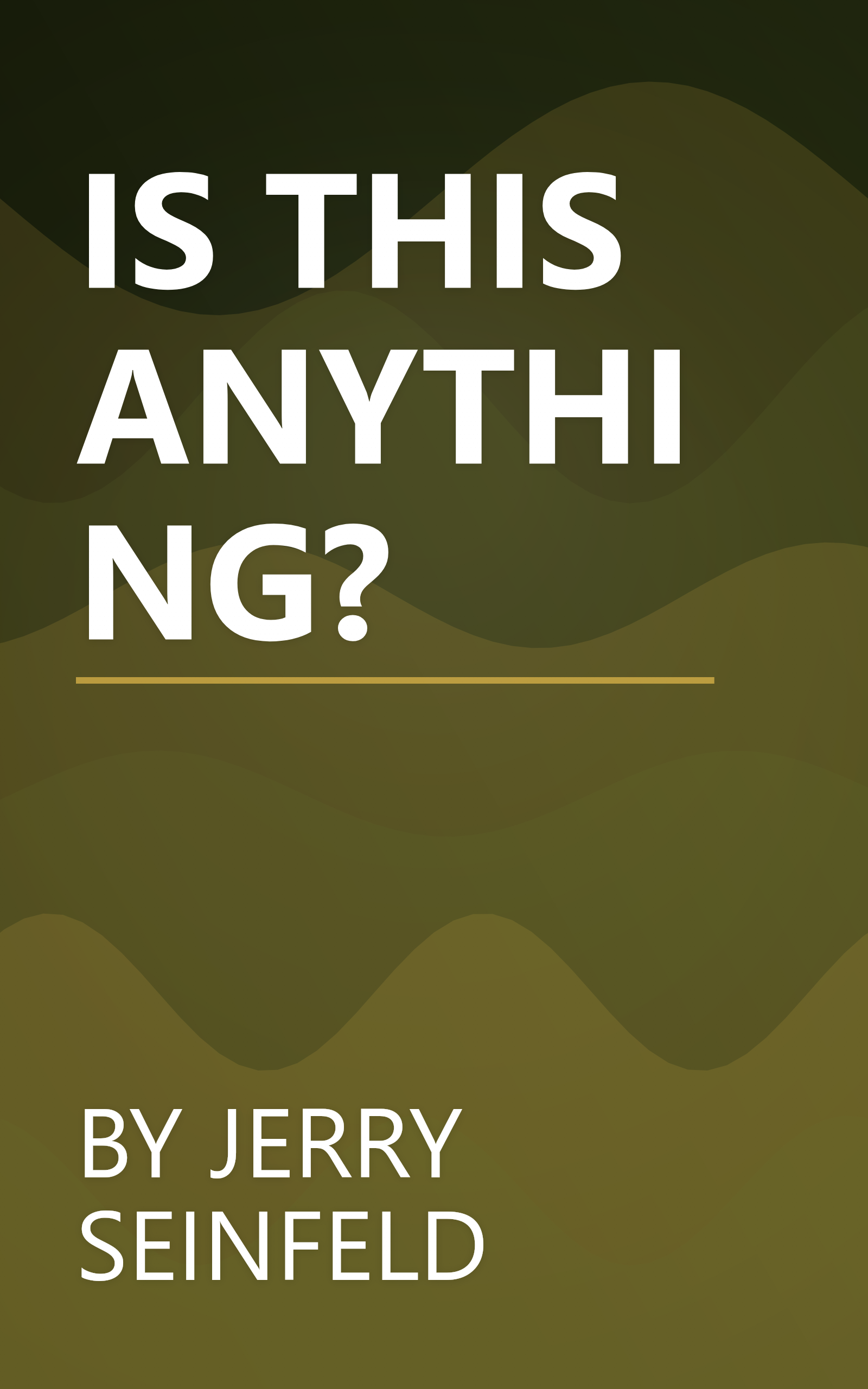 IS THIS ANYTHING? book cover