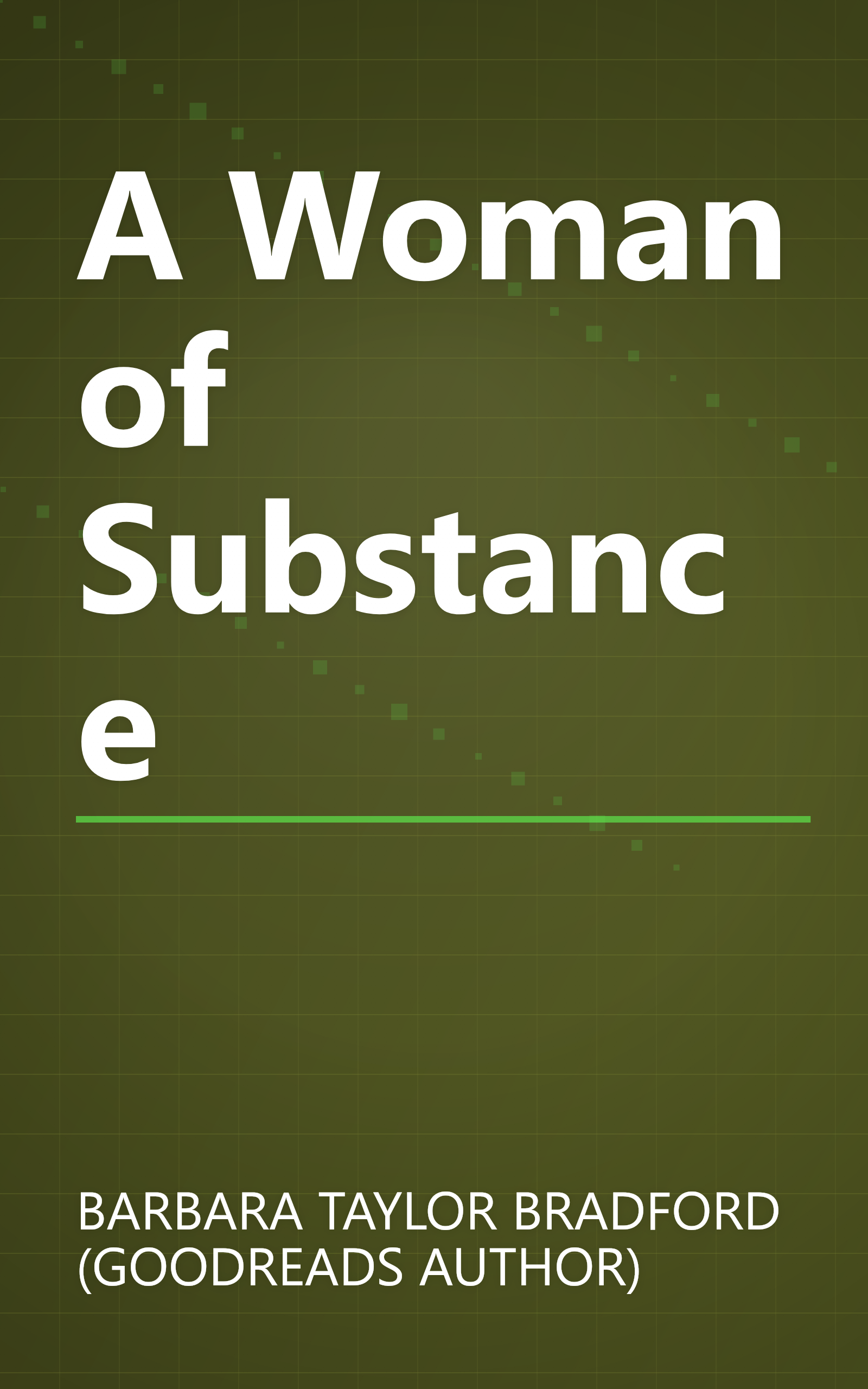 A Woman of Substance book cover