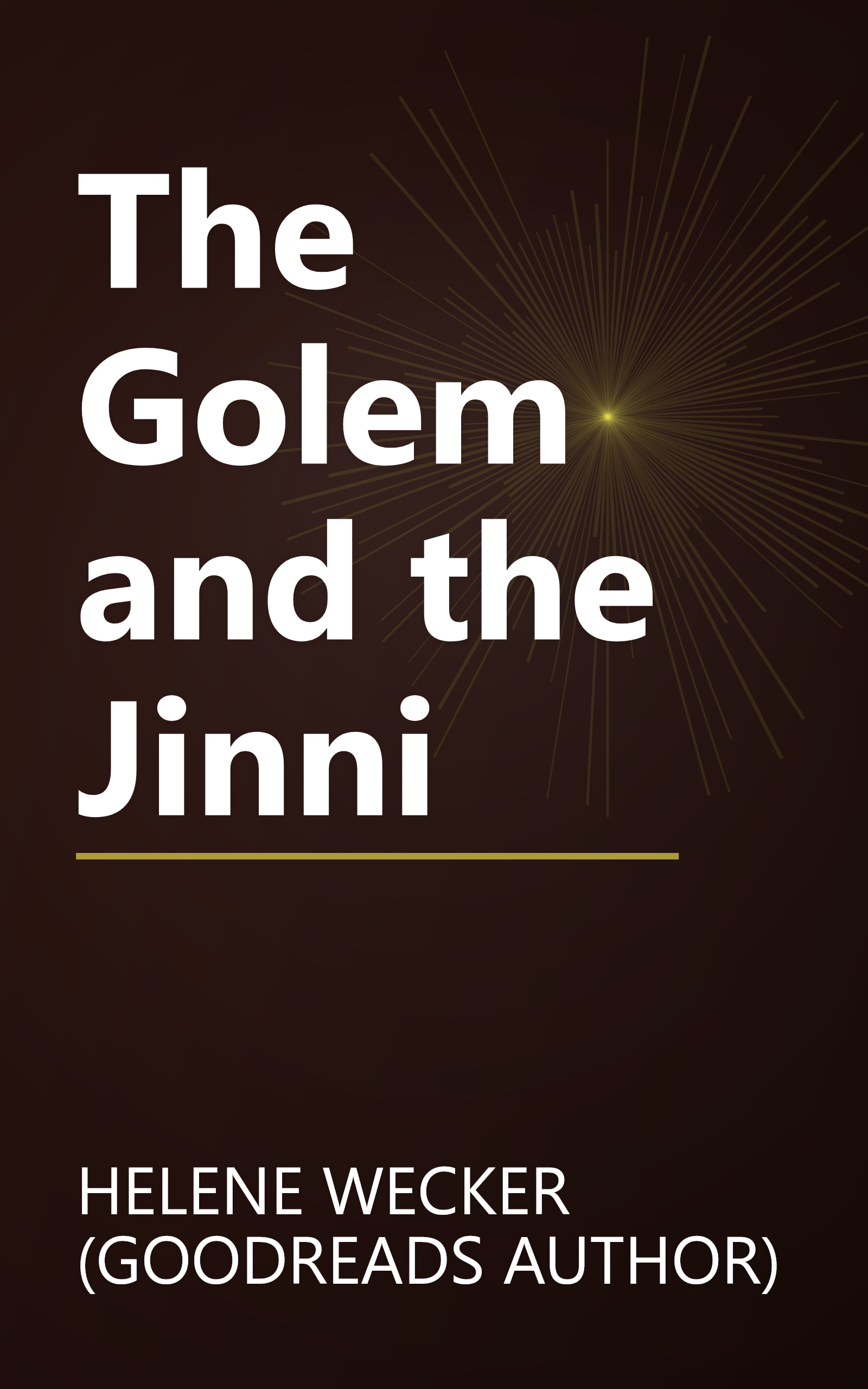 The Golem and the Jinni book cover