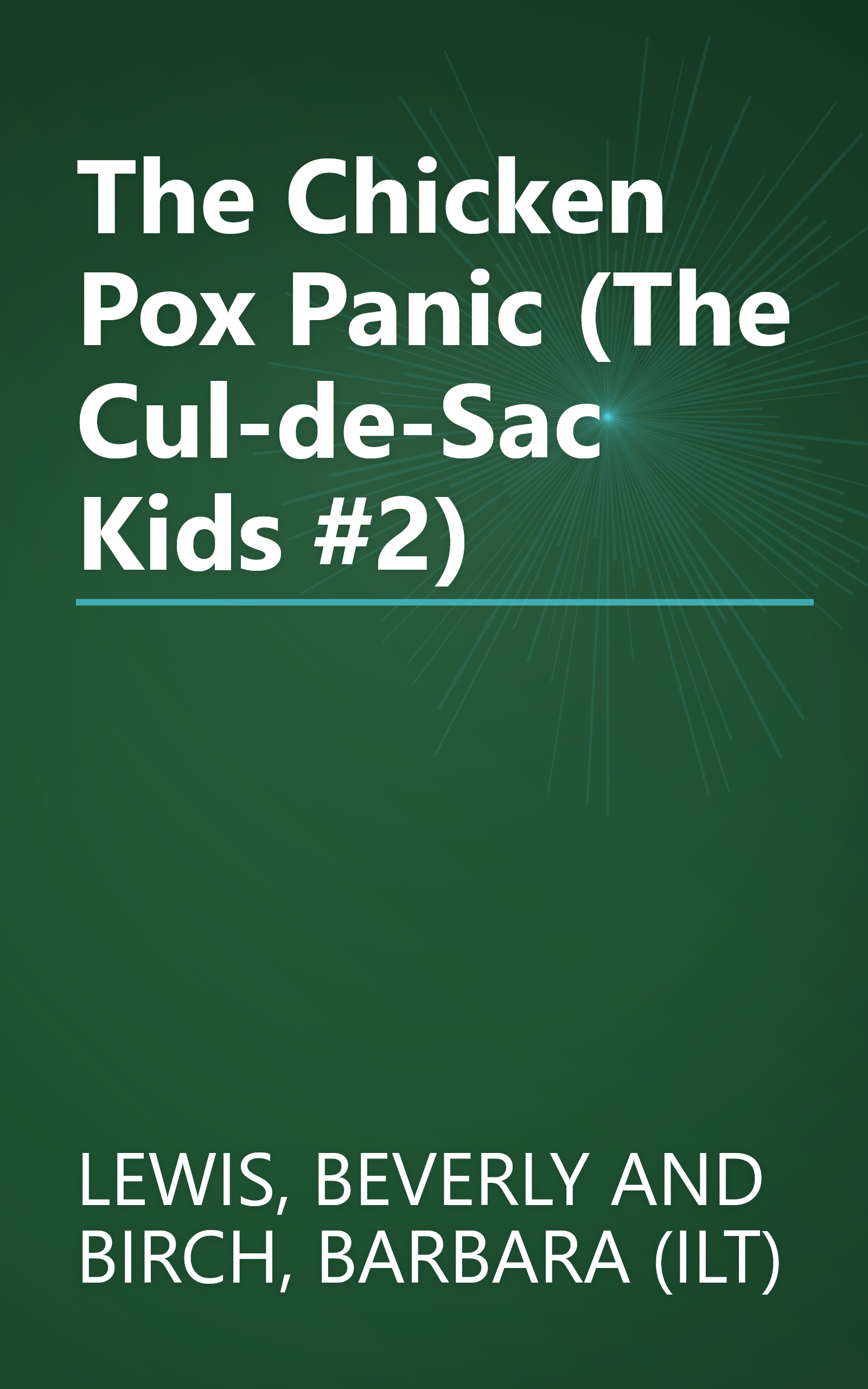 The Chicken Pox Panic (The Cul-de-Sac Kids #2) book cover