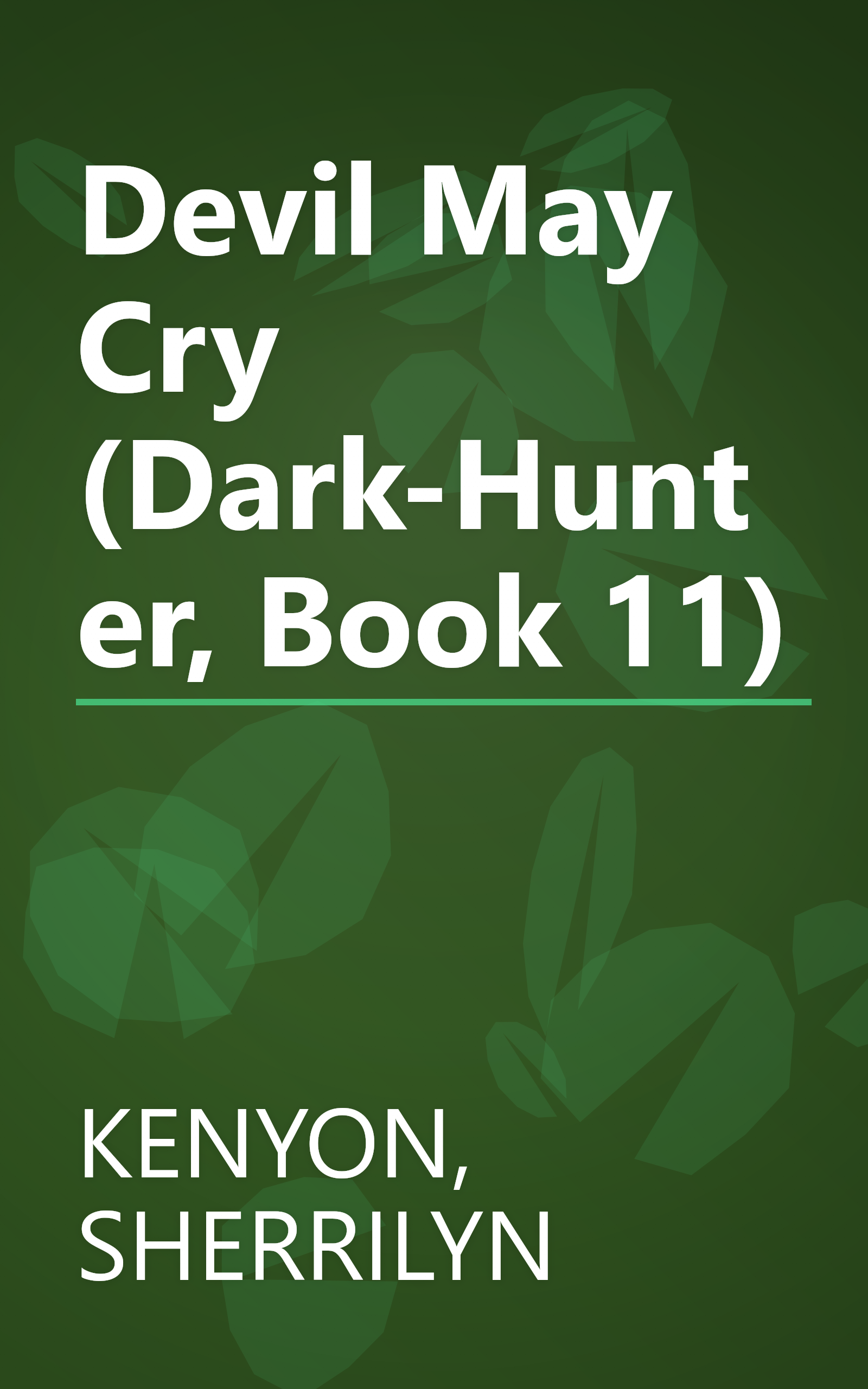 Devil May Cry (Dark-Hunter, Book 11) book cover