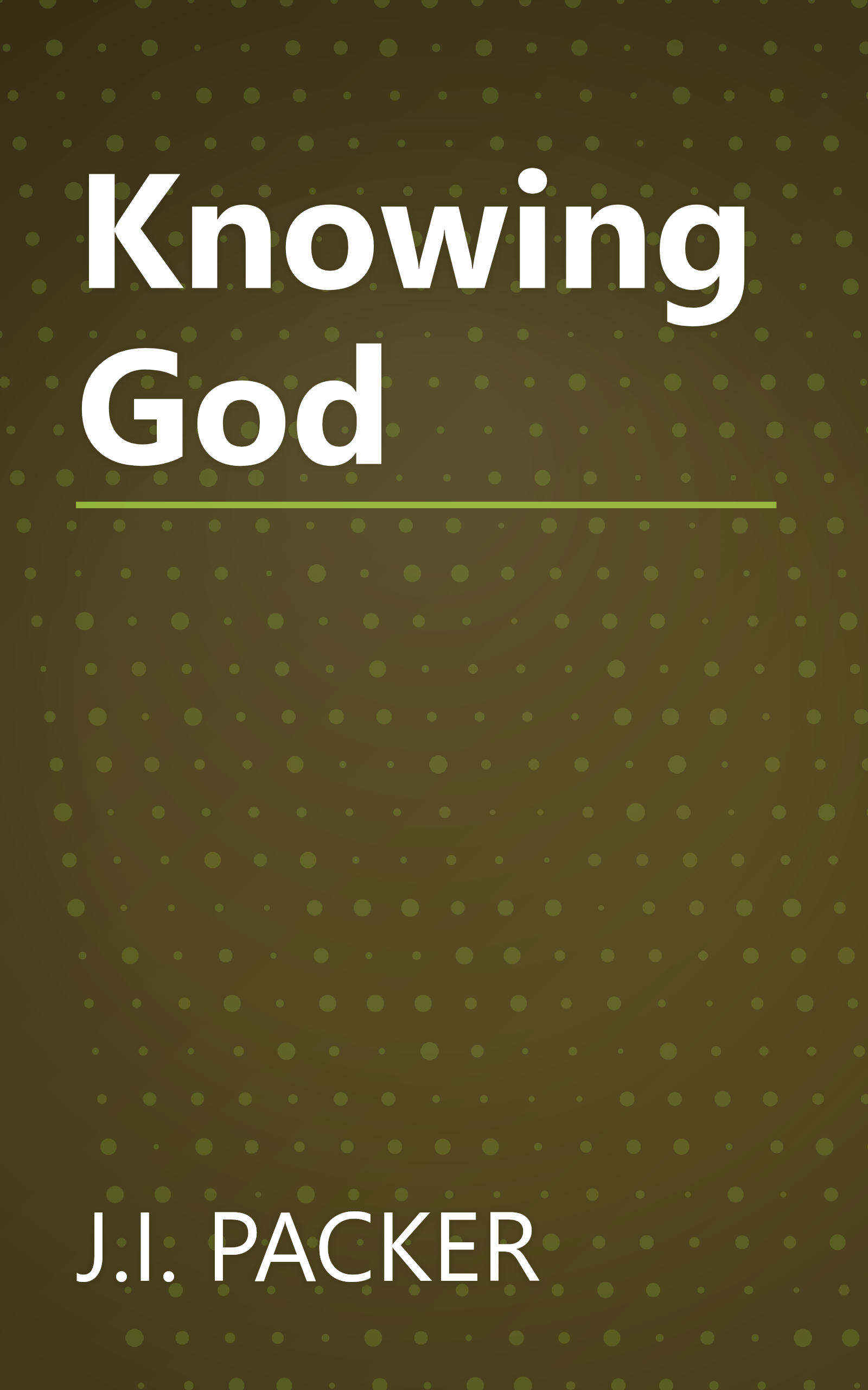 Knowing God book cover