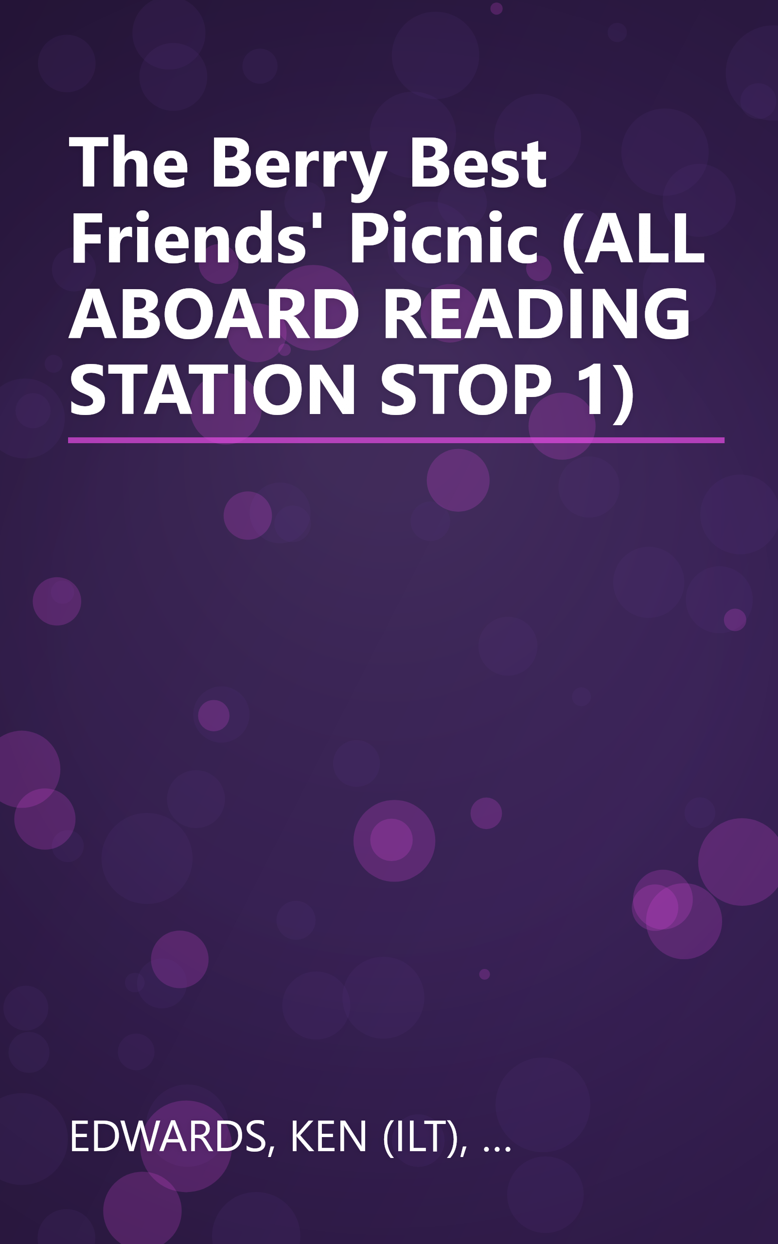 The Berry Best Friends' Picnic (ALL ABOARD READING STATION STOP 1) book cover