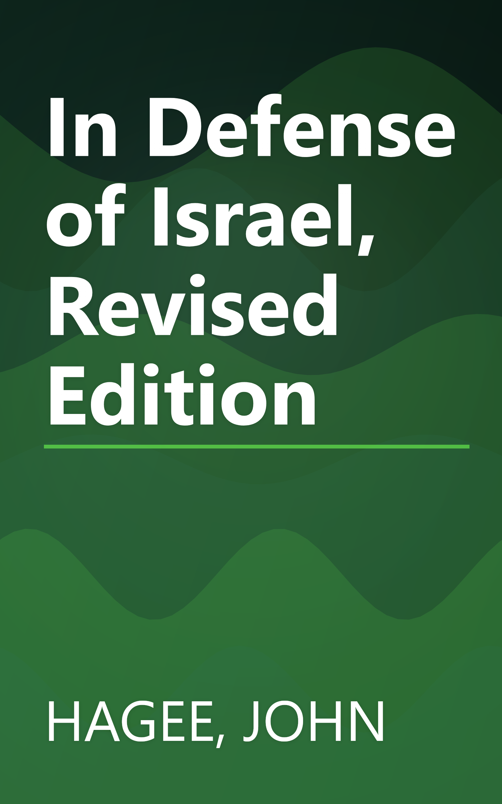 In Defense of Israel, Revised Edition book cover