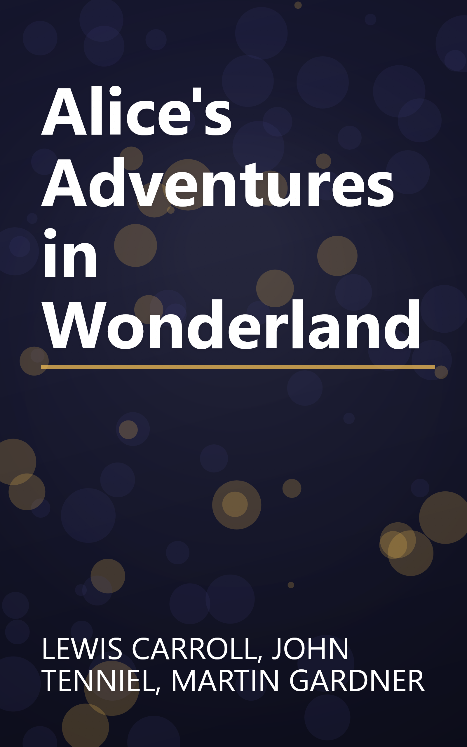 Alice's Adventures in Wonderland book cover
