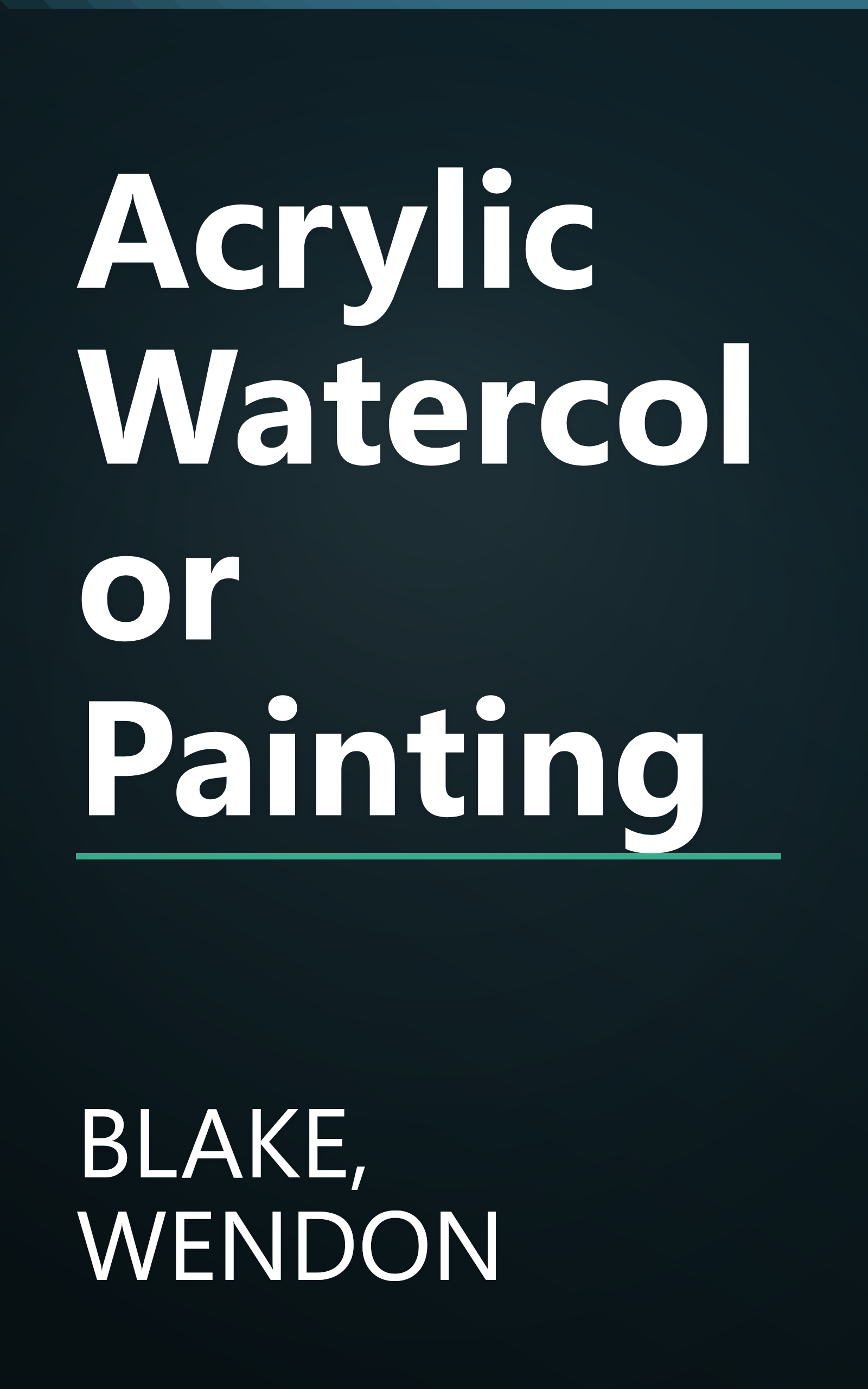 Acrylic Watercolor Painting book cover