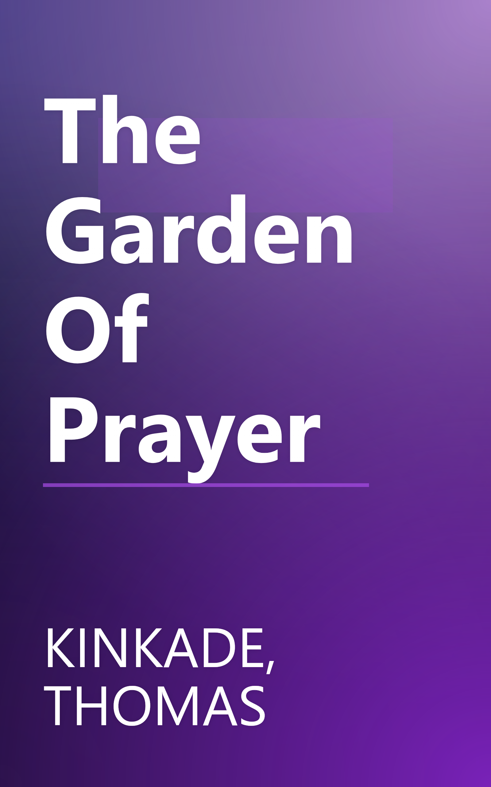 The Garden Of Prayer book cover