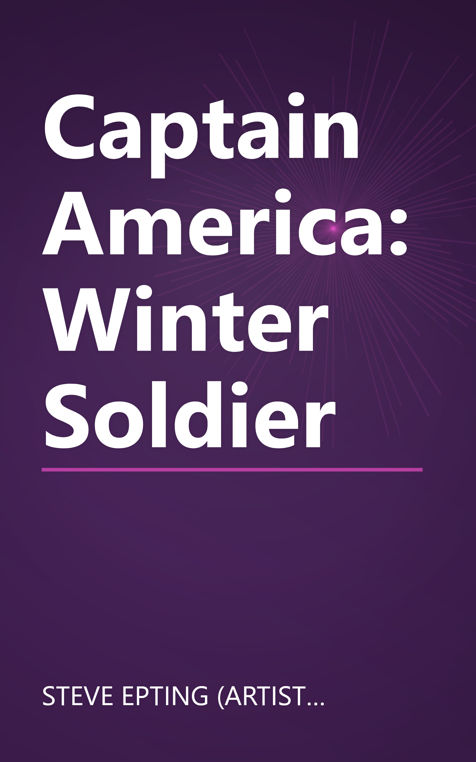 Captain America: Winter Soldier book cover